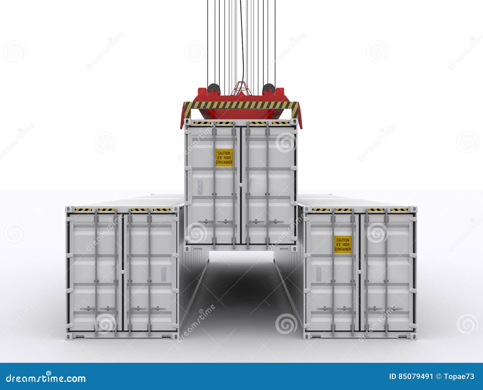 Portal Crane Load Container Stock Photography | CartoonDealer.com #85052264