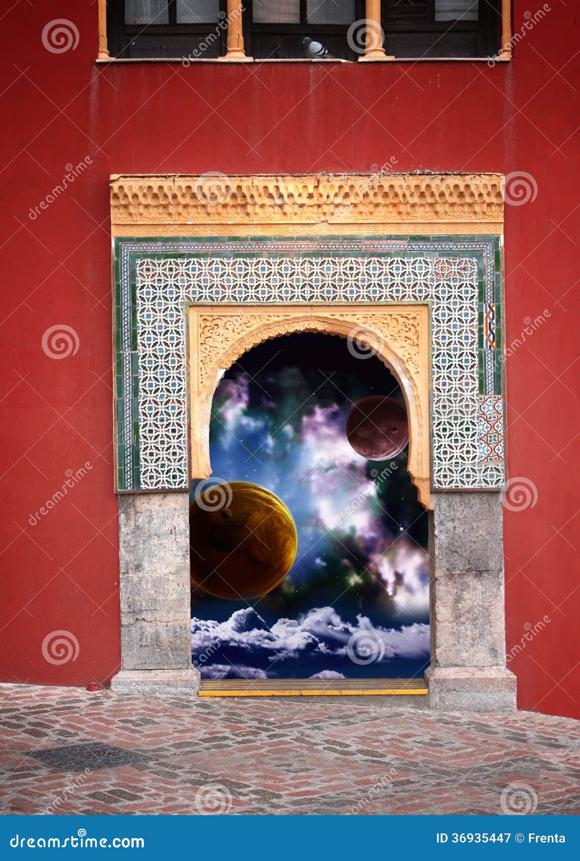 Portal stock illustration. Illustration of entrance, freedom - 36935447