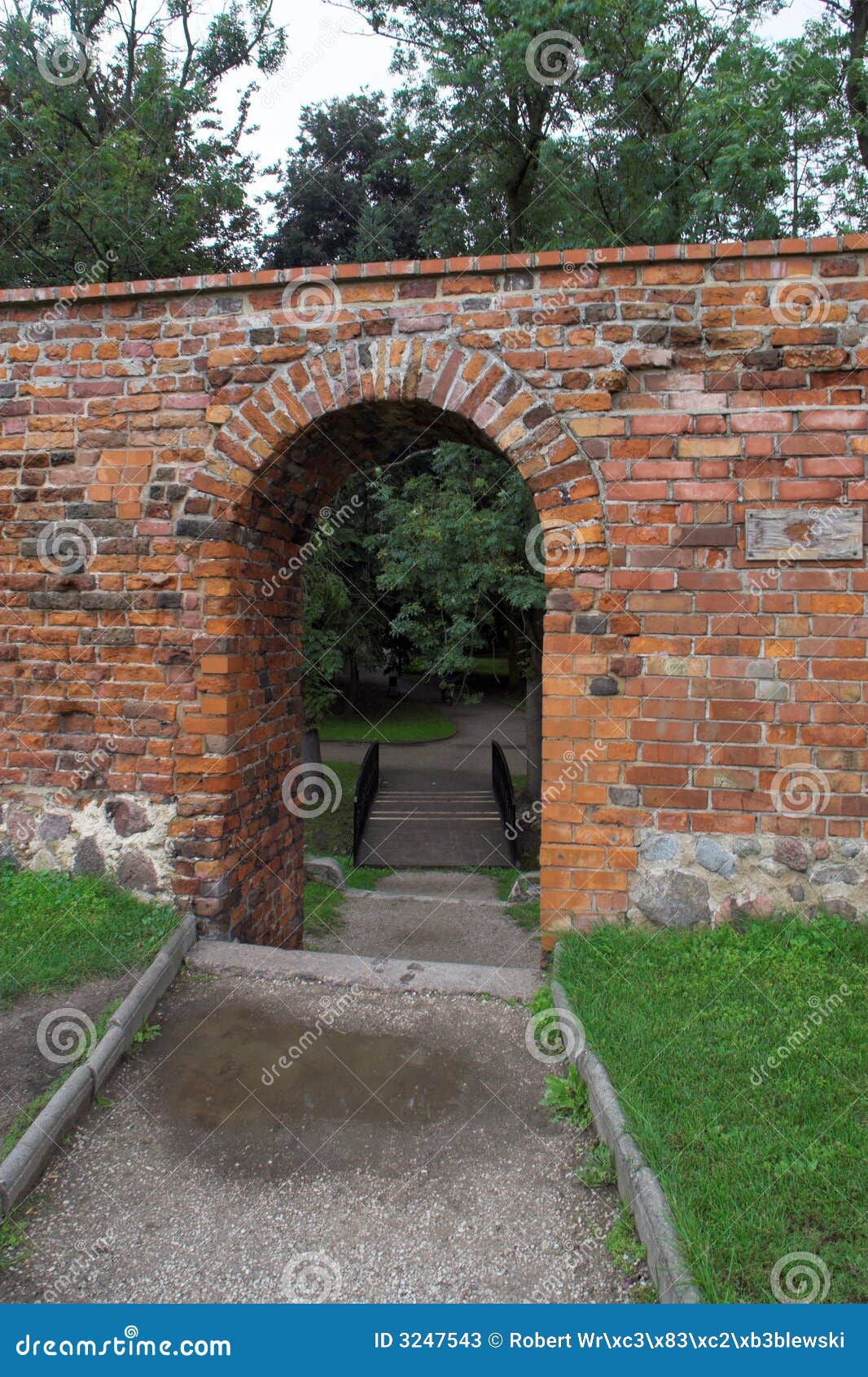 Portal gate in wall stock image. Image of crusades, ruins - 3247543