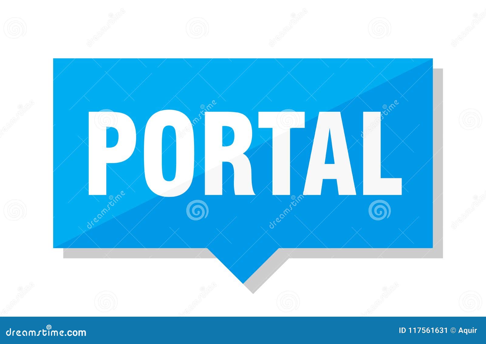 Portal price tag stock vector. Illustration of sticker - 117561631