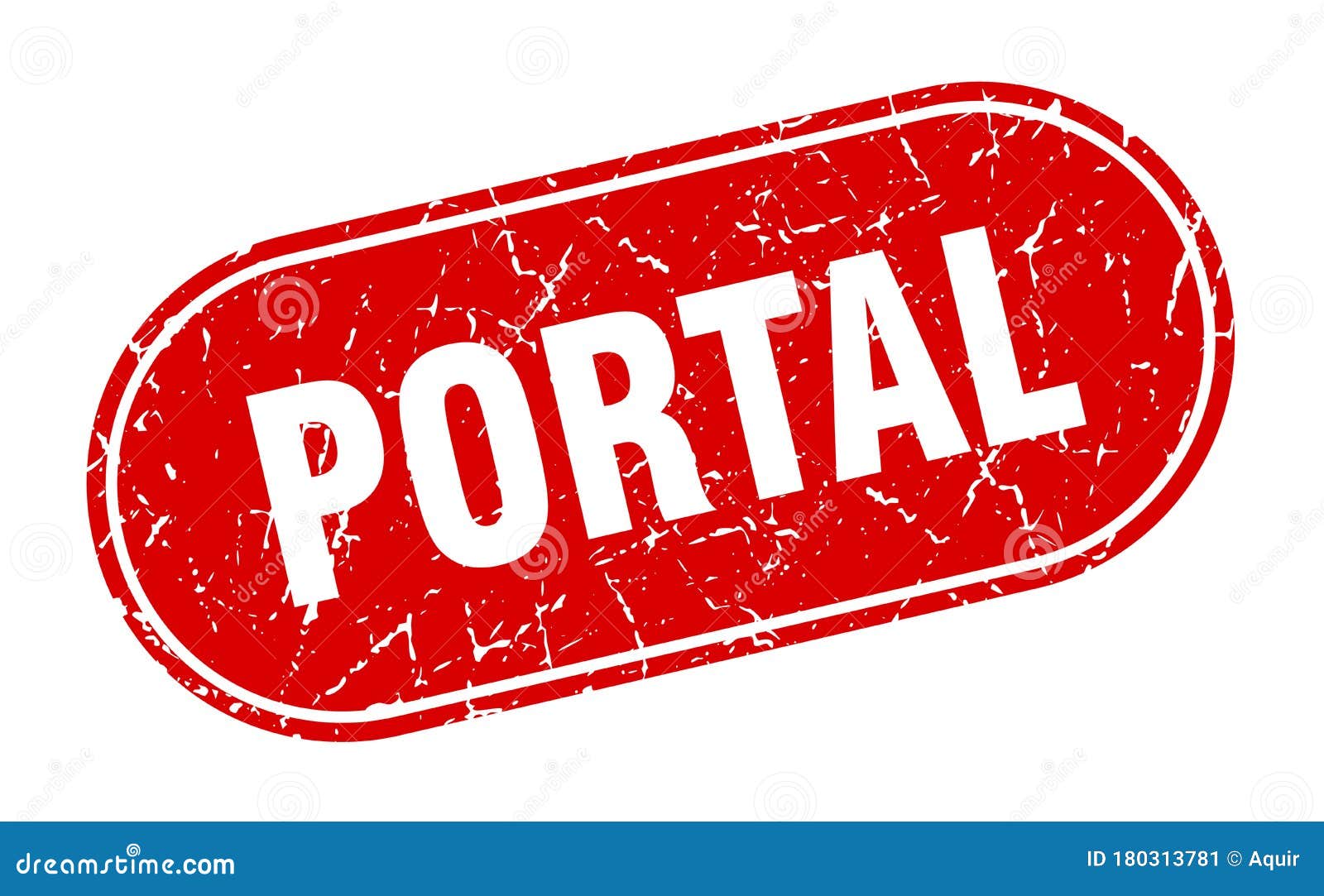 Portal Sign. Portal Grunge Stamp Stock Vector - Illustration of square ...