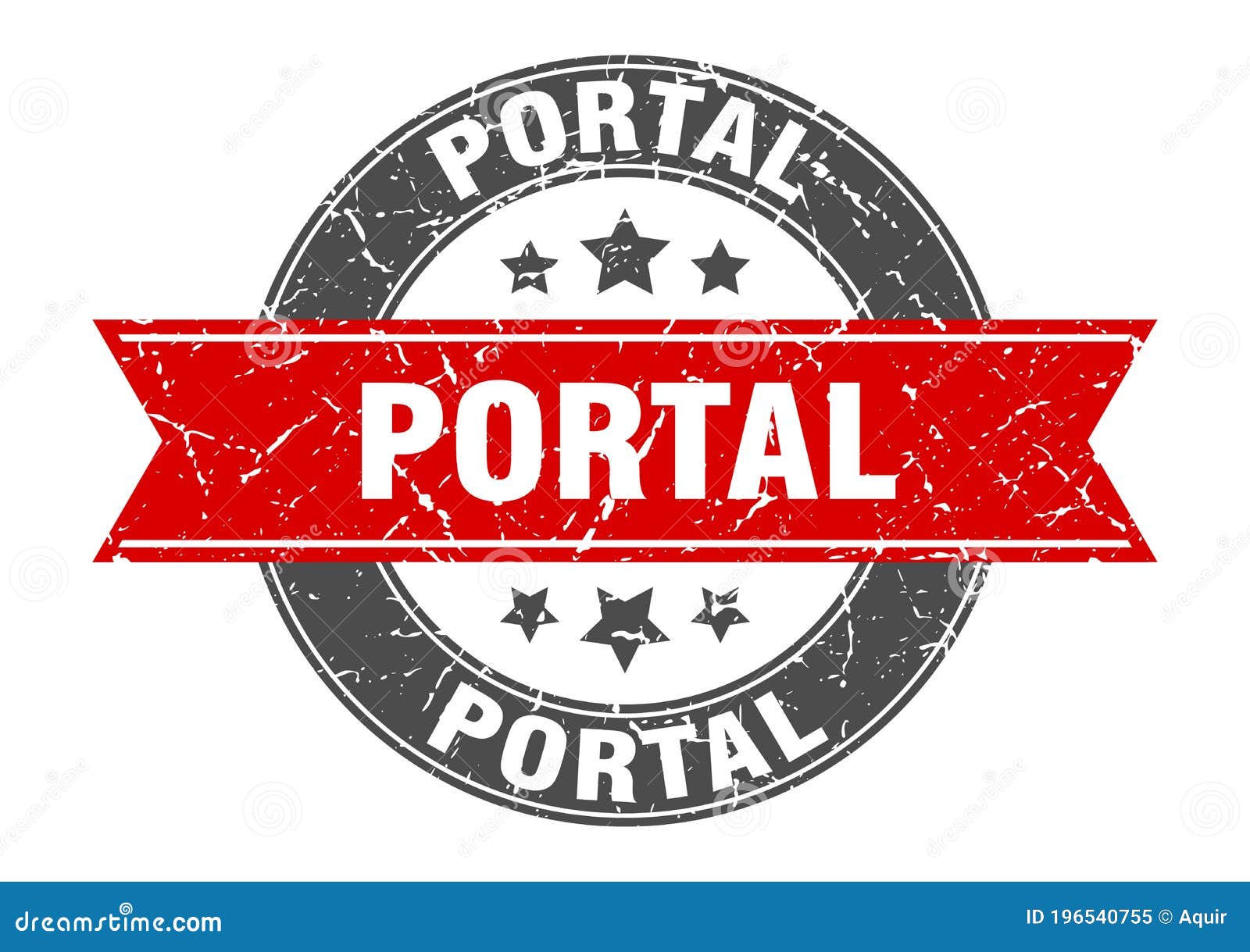 Portal stamp stock vector. Illustration of vintage, template - 196540755