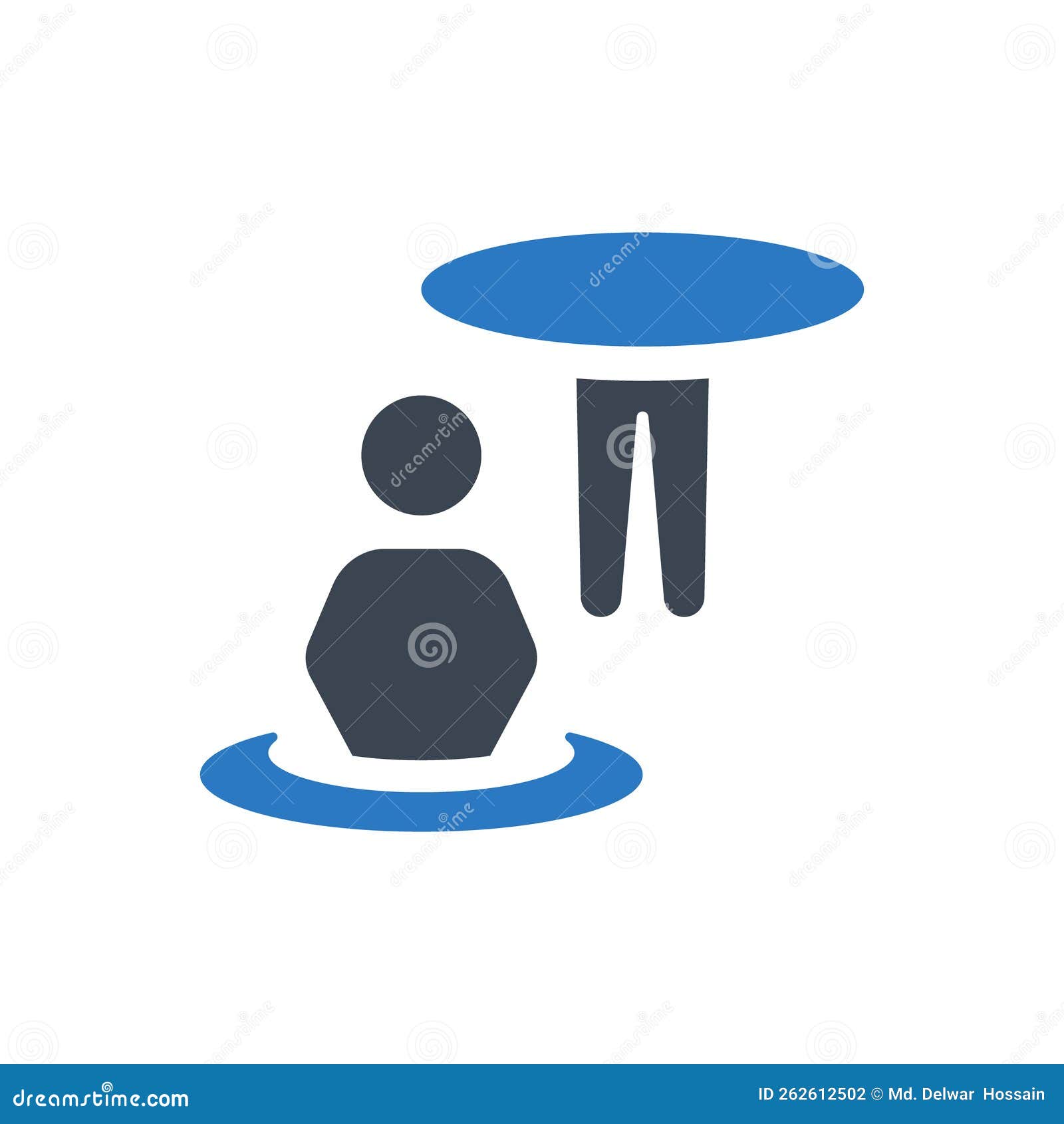 Portal teleport icon stock vector. Illustration of technology - 262612502