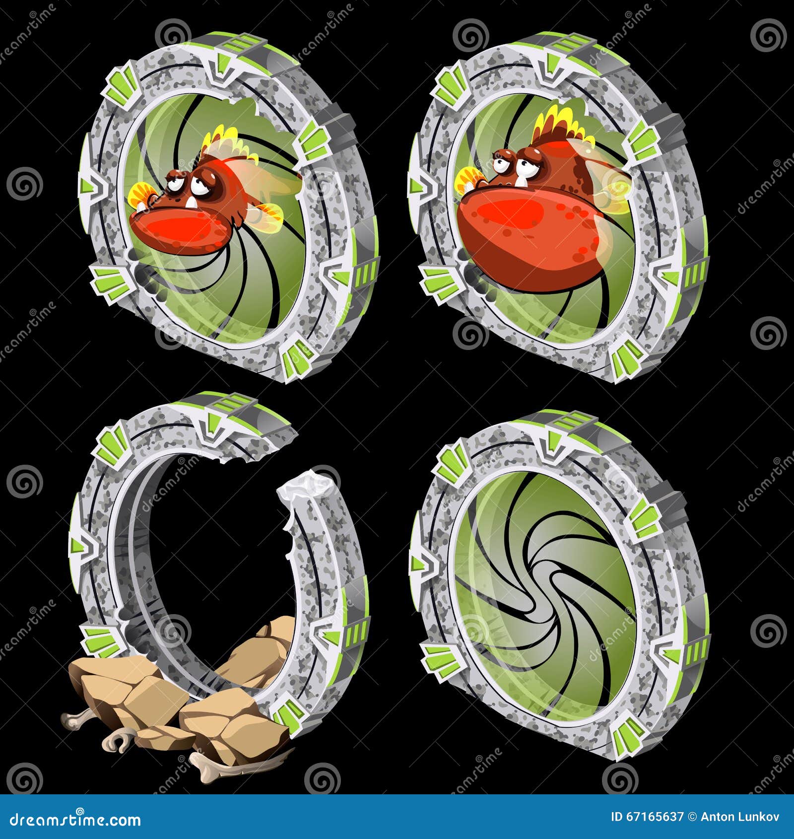 Half Fish Man Becomes Ocean Guard Knight, Doodle Icon Image Kawaii ...