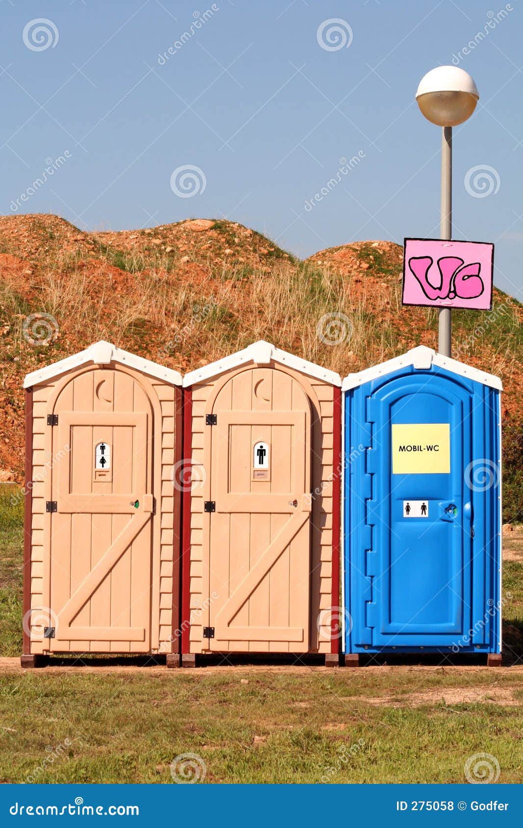 Portaloos, stock photo. Image of portable, ladies, booth - 275058
