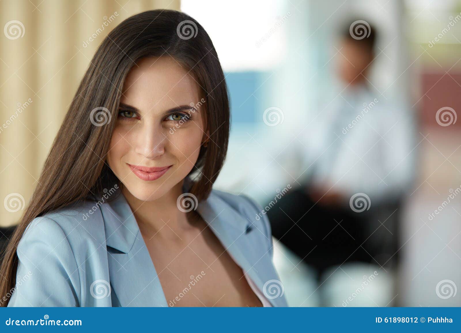 Portarit of Beautiful Business Woman Stock Photo - Image of ...