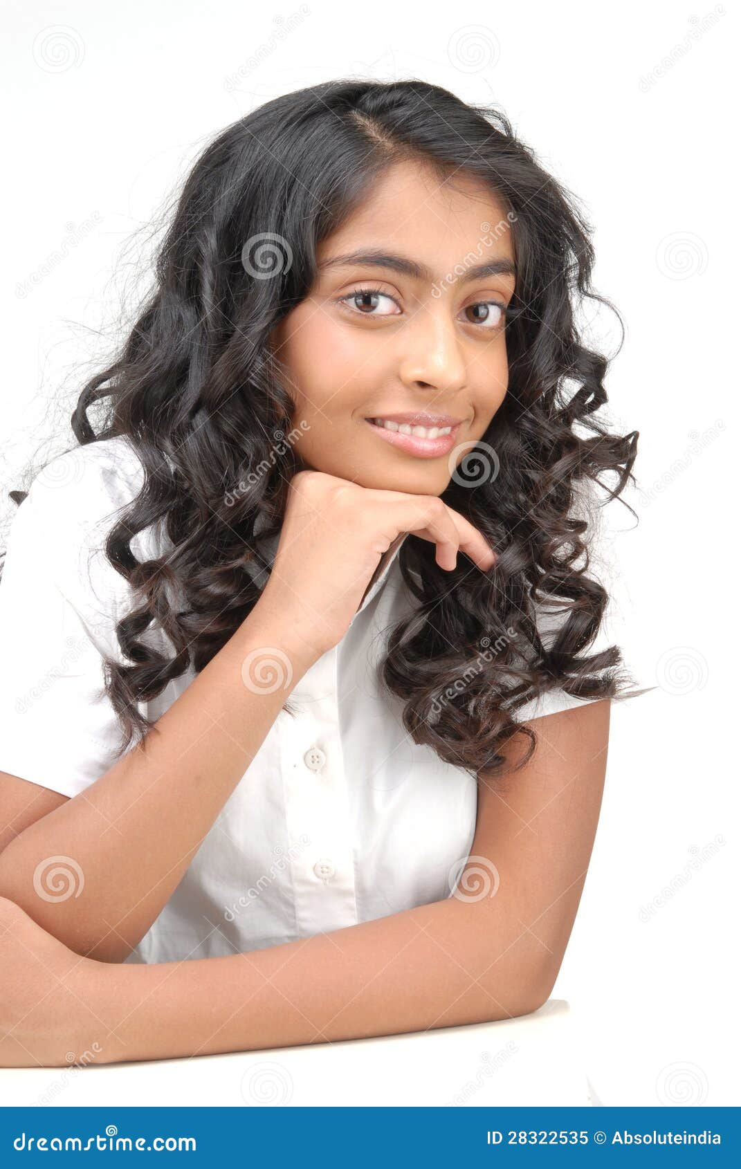 Portarit of Indian Beautiful Girl Stock Image - Image of lifestyle ...