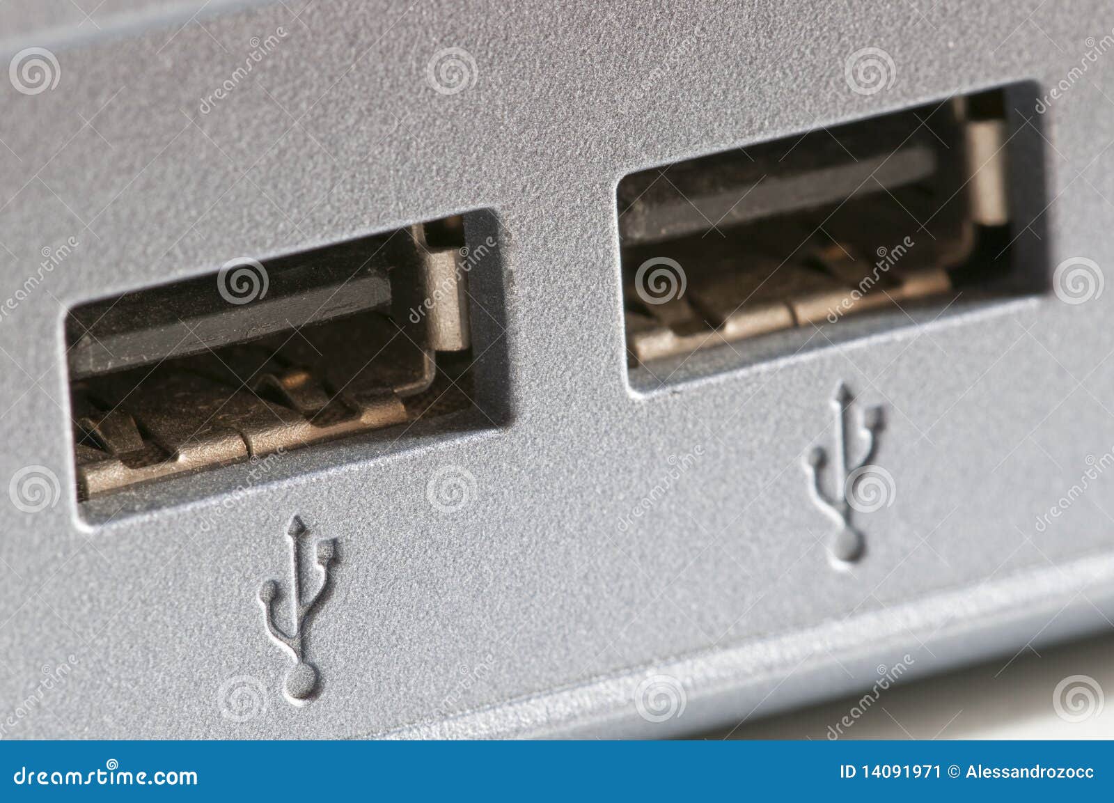 Portas do USB imagem de stock. Imagem de fundo, ethernet - 14091971