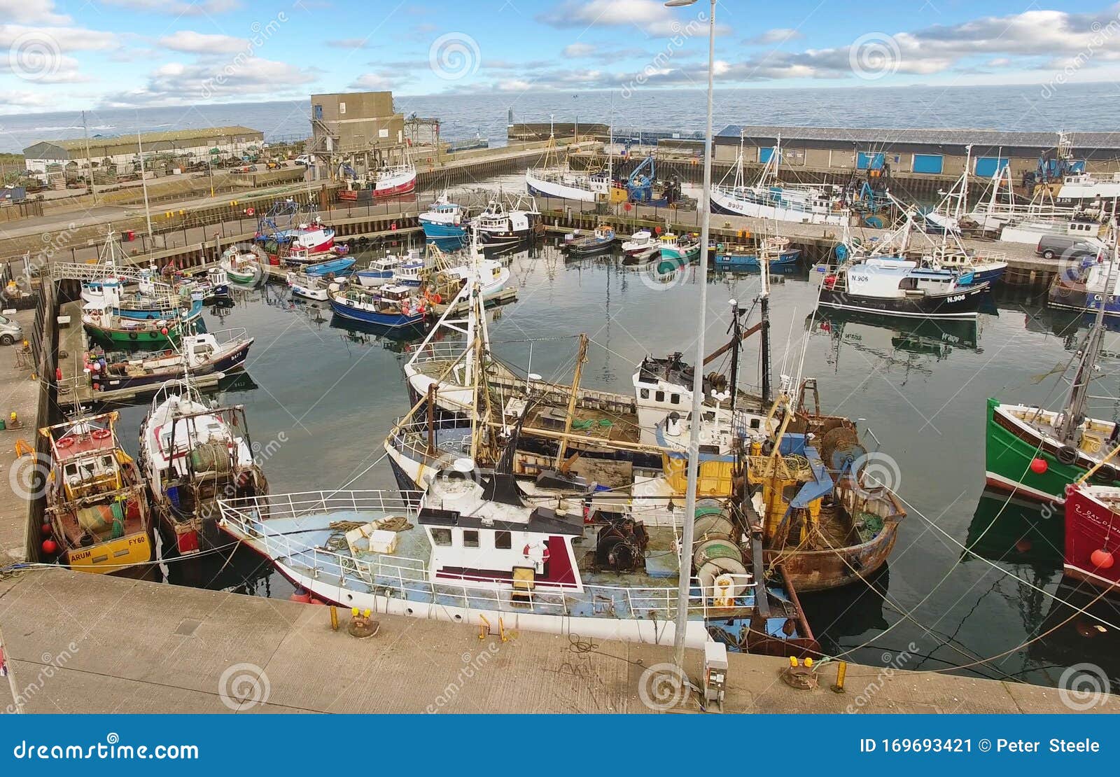 Portavogie Harbour in Co Down Northern Ireland Editorial Photo - Image ...
