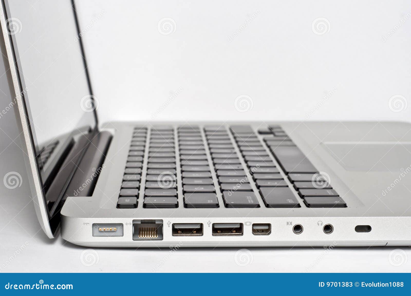 Porte Di Potenza Del Computer Portatile Immagine Stock - Immagine di ...