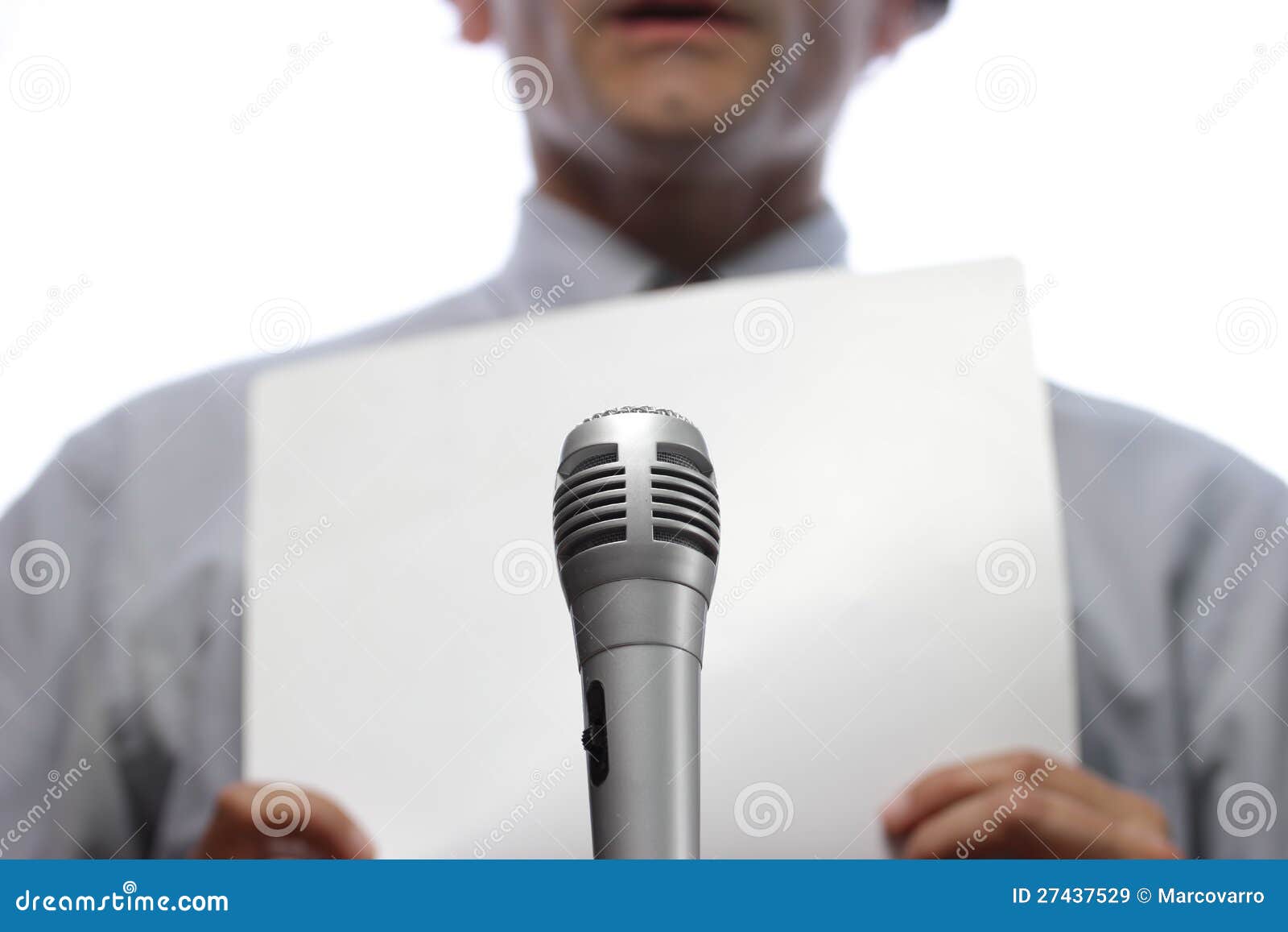 Porte-parole image stock. Image du campagne, assistances - 27437529