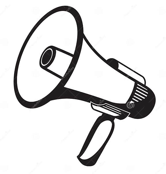 Porte-voix illustration de vecteur. Illustration du illustration - 32422243