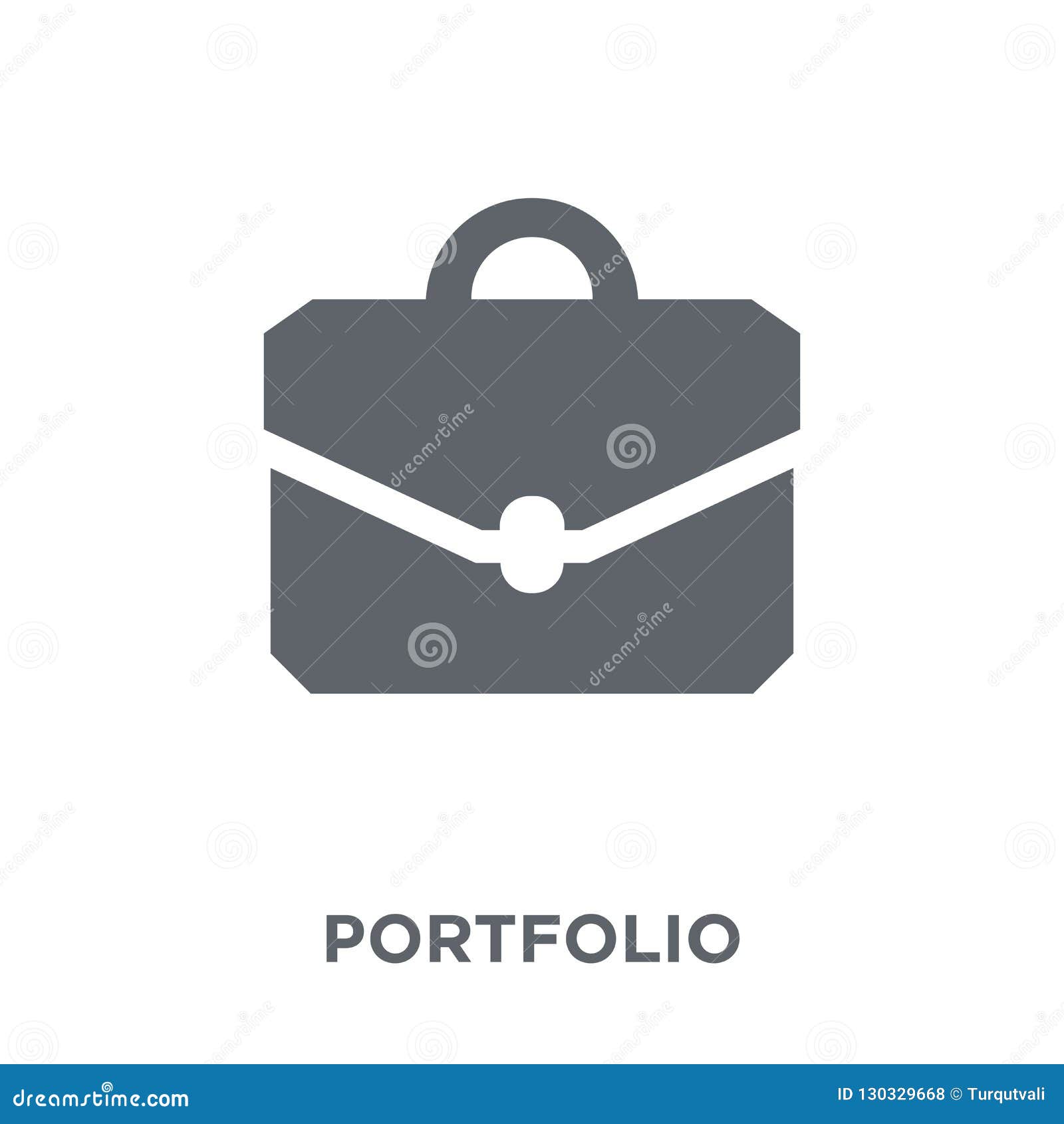 Portfolio Icon from Human Resources Collection. Stock Vector ...