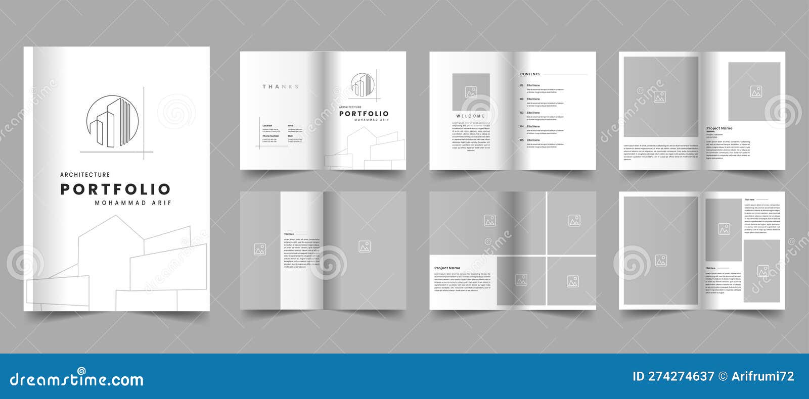 Portfolio Layout Template Architecture Portfolio Interior Portfolio ...