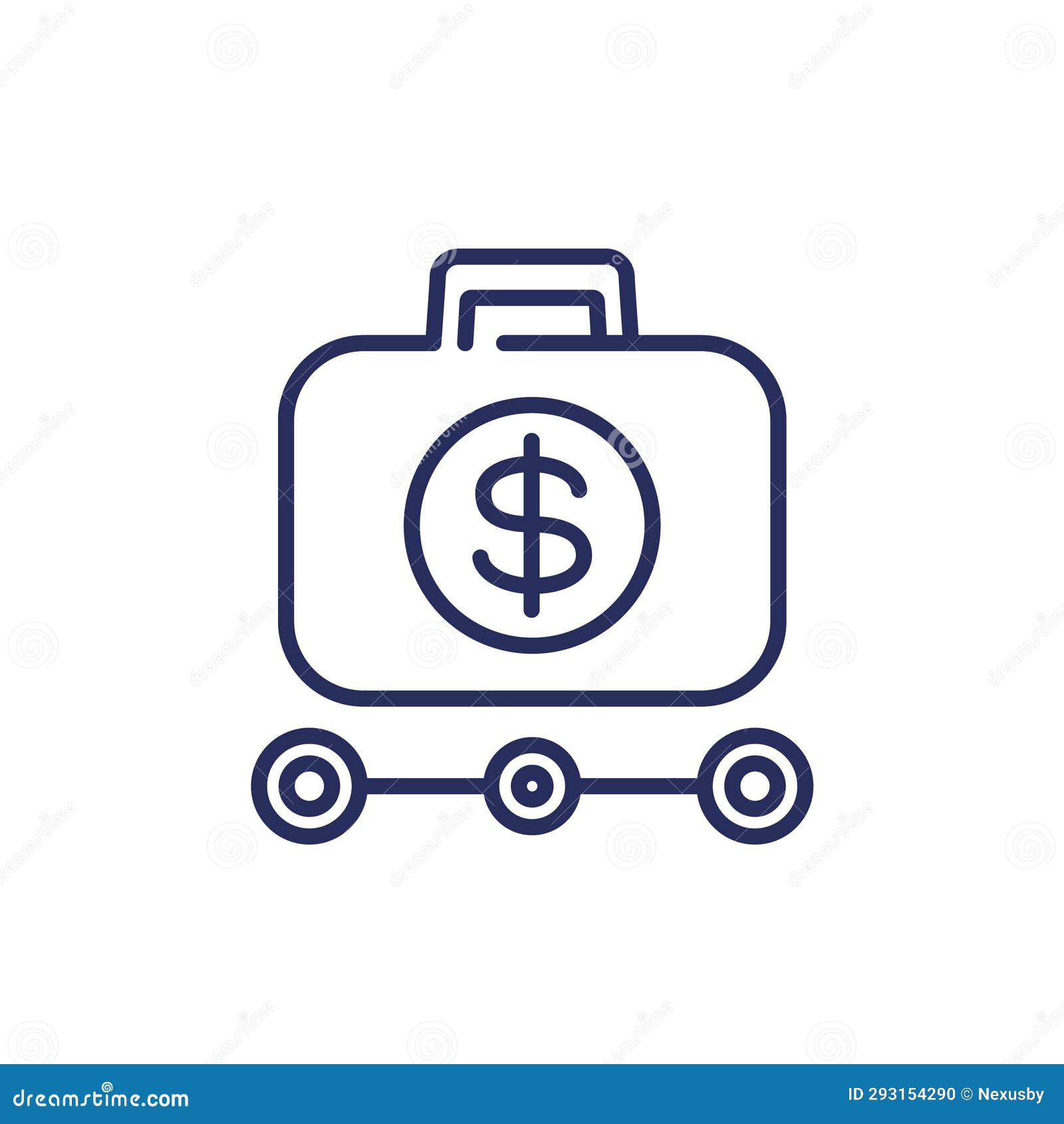 Portfolio Line Icons Collection. Showcase, Collection, Display ...