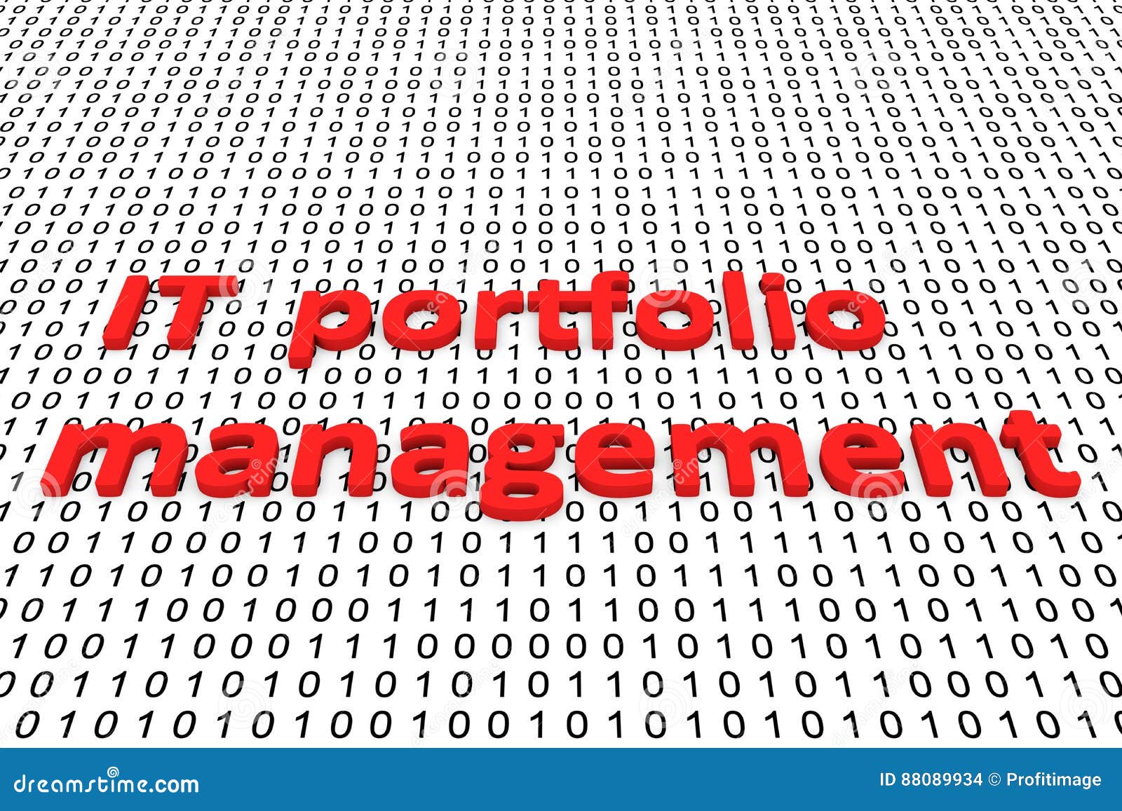It portfolio management stock illustration. Illustration of application ...