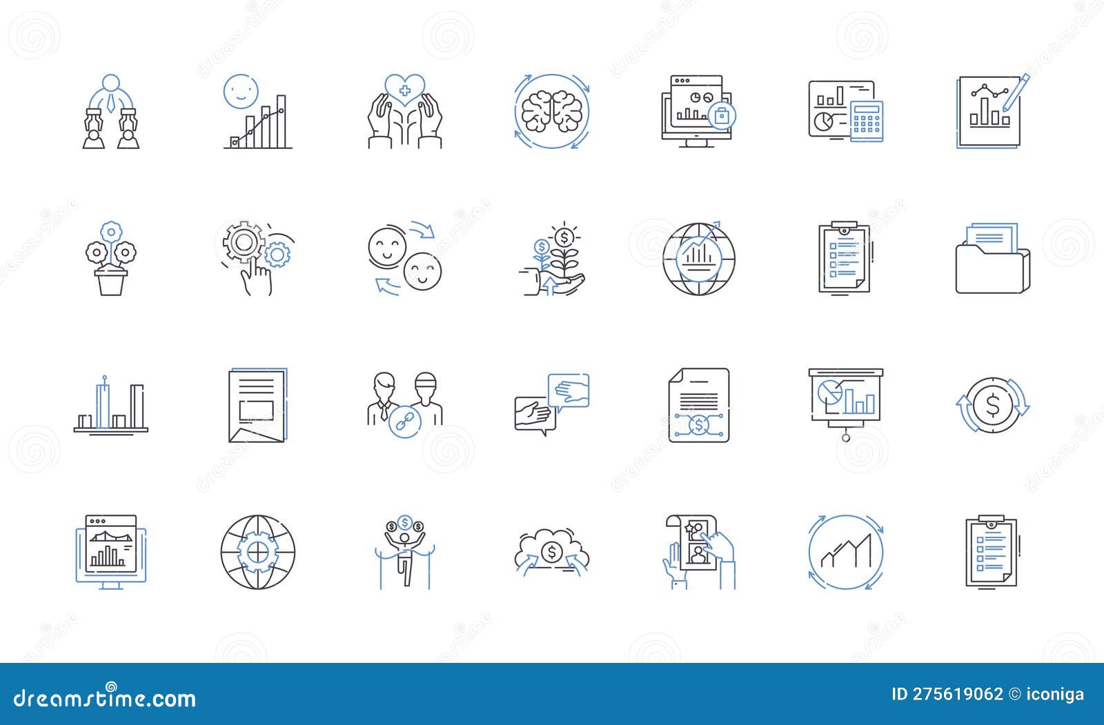 Portfolio Optimization Line Icons Collection. Diversification, Risk ... Portfolio Optimization Line Icons Collection. Diversification, Risk ...