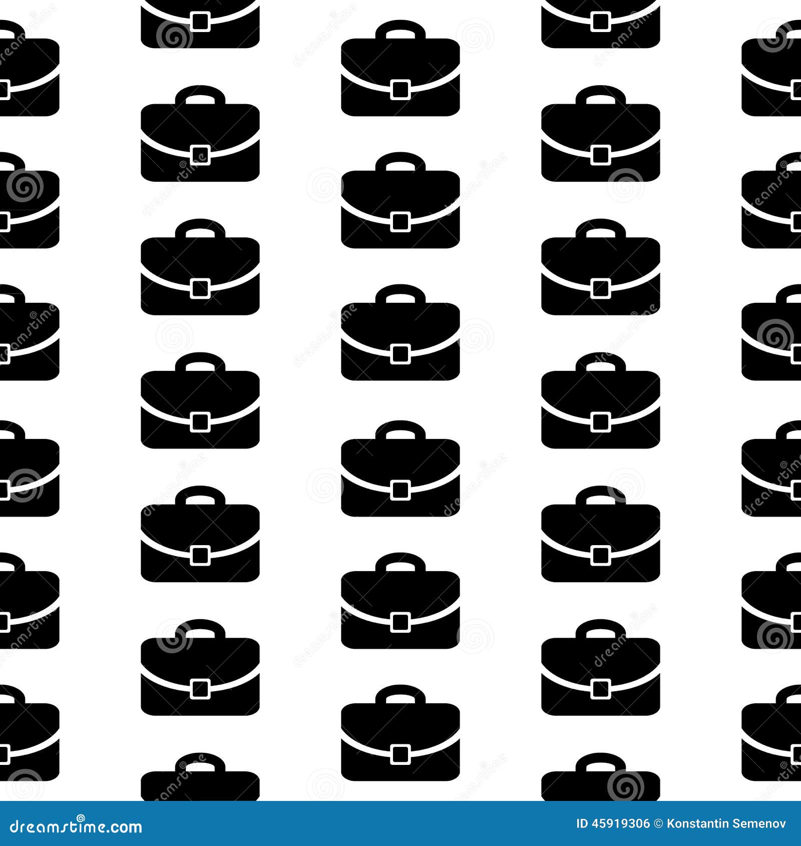 Portfolio Symbol Icon Seamless Pattern Stock Vector - Illustration of ...