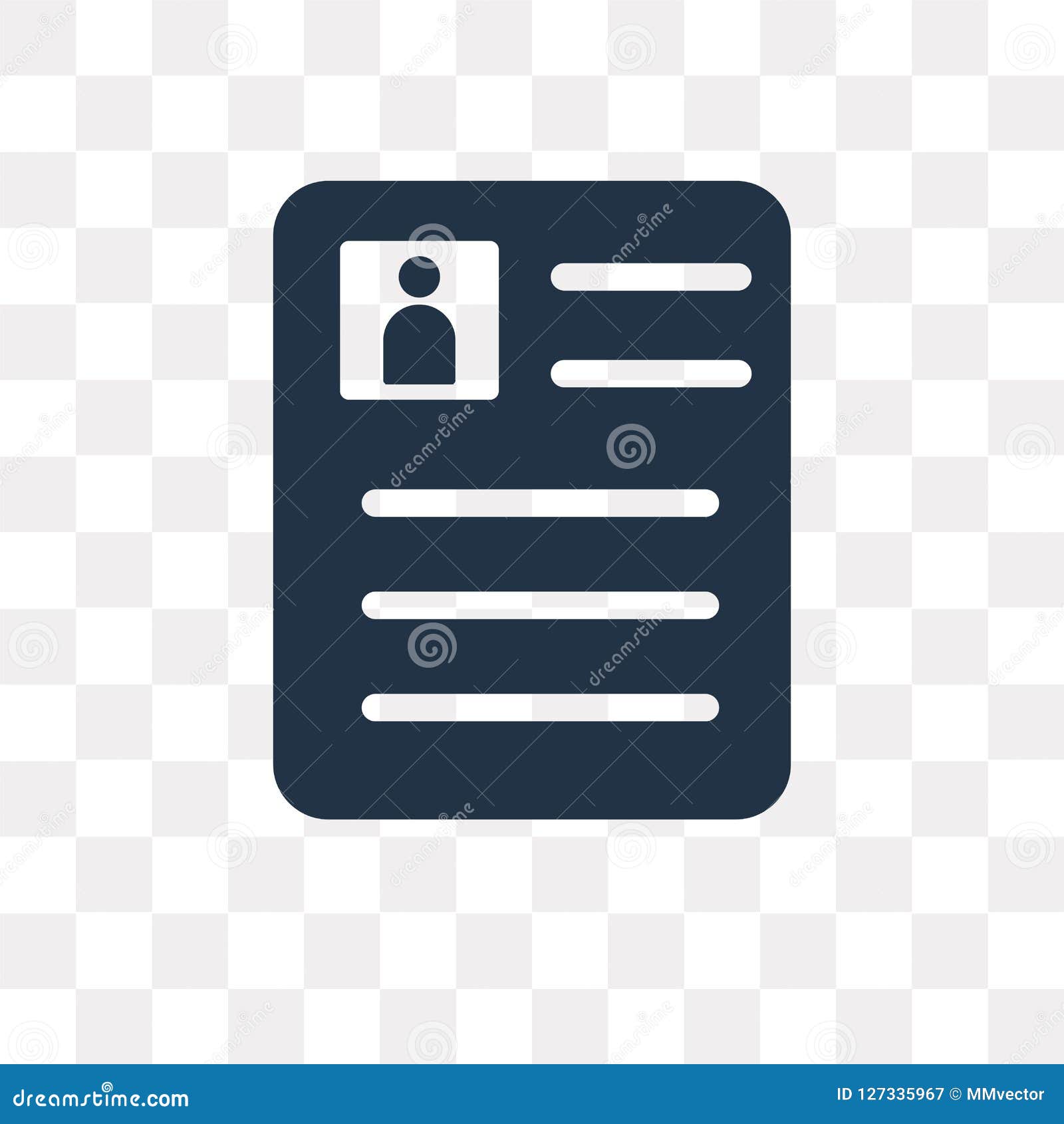 Portfolio Vector Icon Isolated on Transparent Background, Portfolio ...