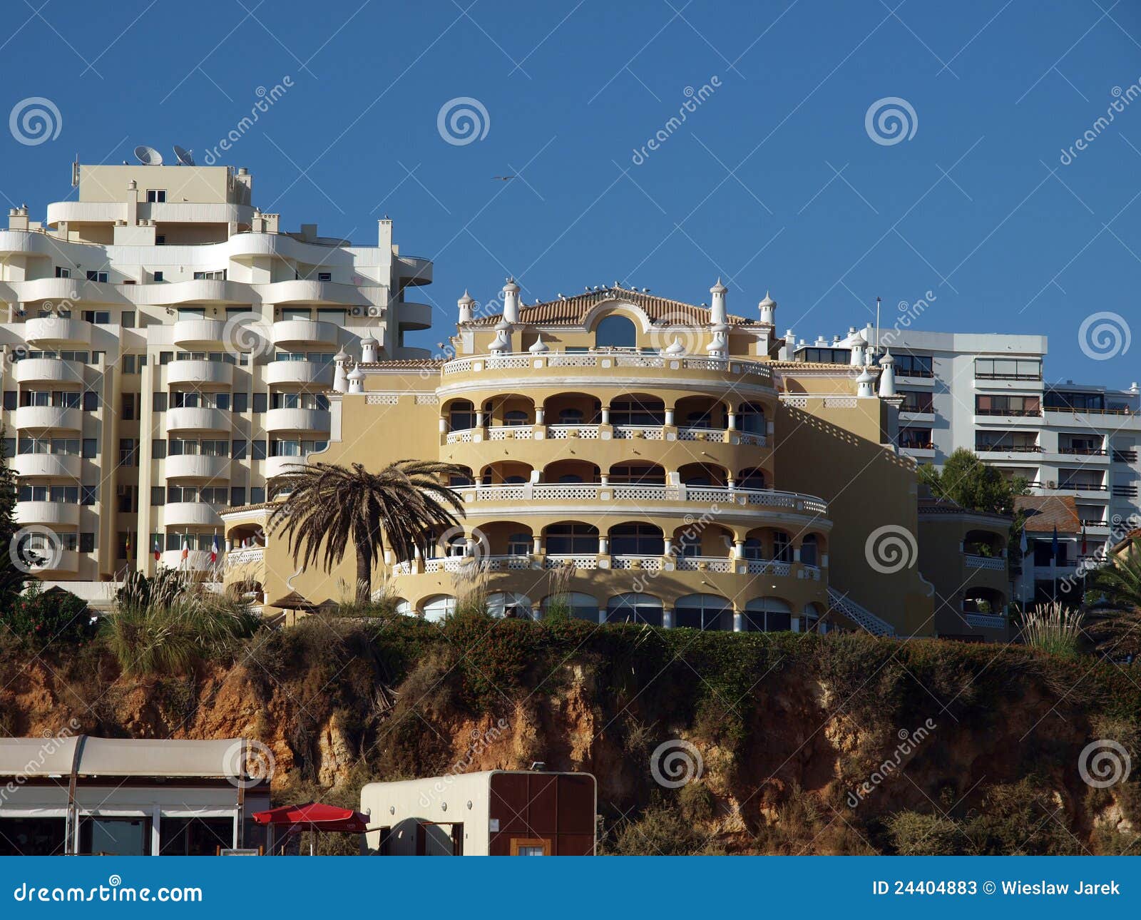 Portimao-resort on the Atlantic Coast Stock Image - Image of beach ...