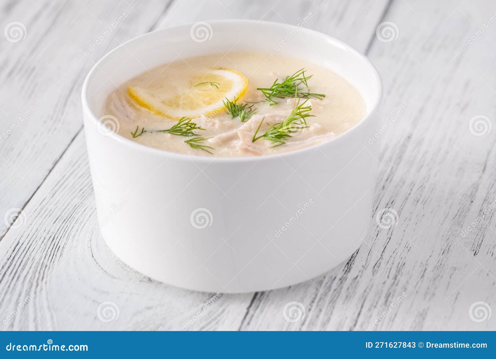 Portion of Avgolemono stock image. Image of plate, fillet - 271627843