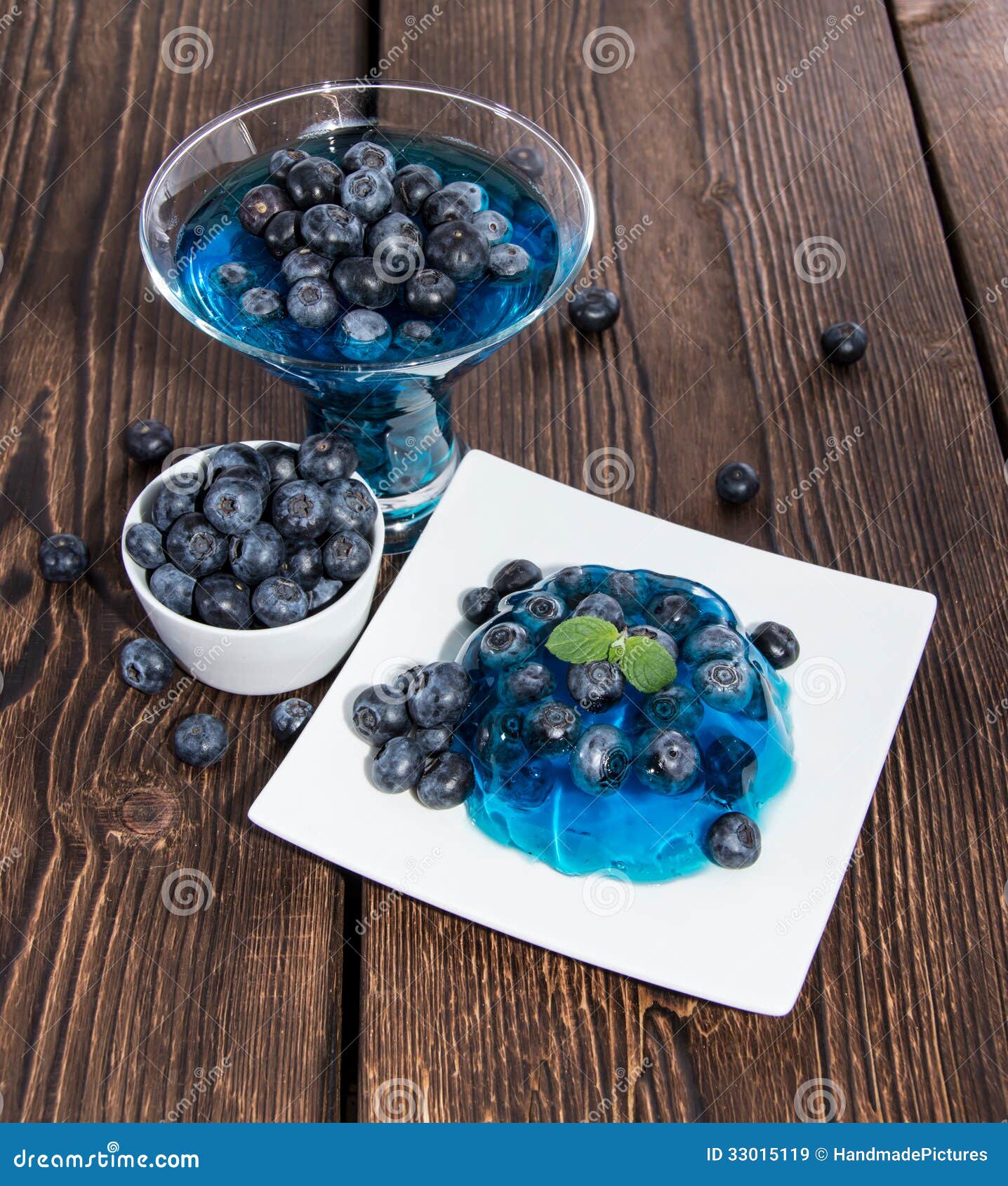 Portion of Blueberry Jello stock image. Image of blue - 33015119