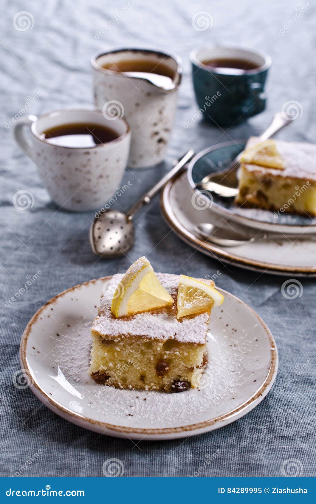 Portion of cake stock image. Image of delicious, breakfast - 84289995