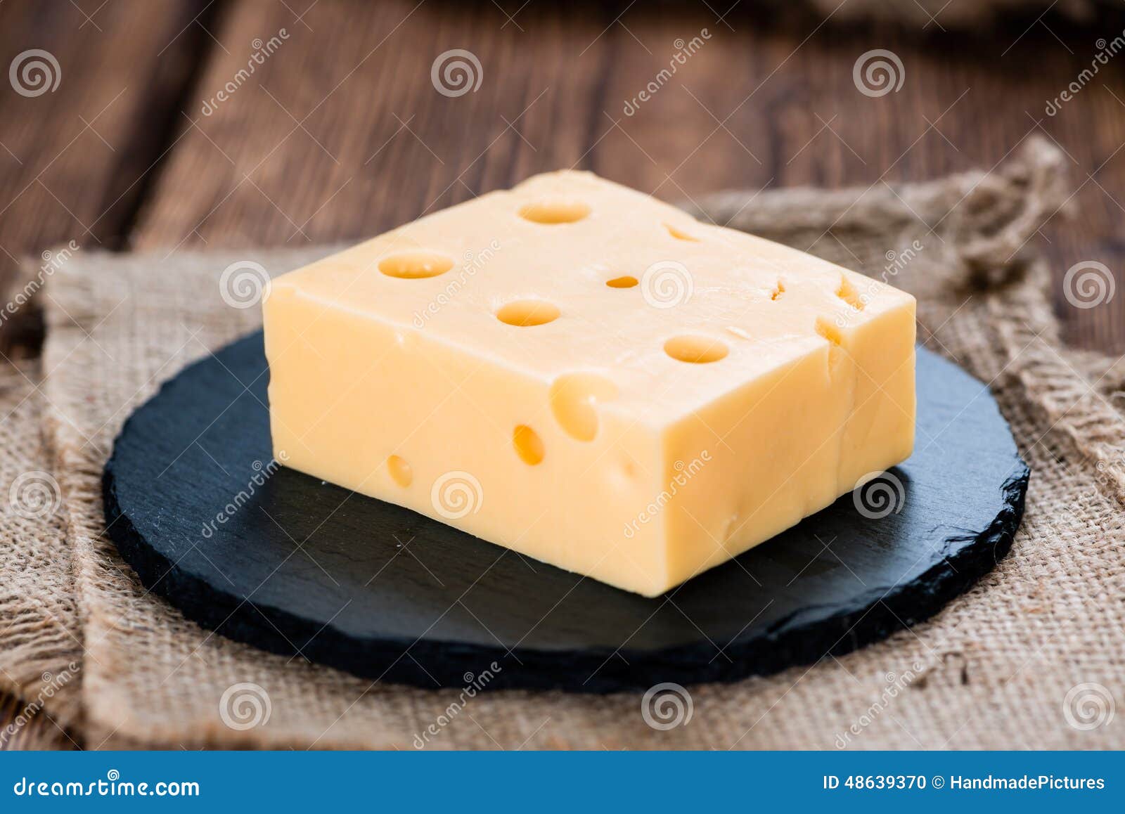 Portion of Cheese (close-up Shot) Stock Photo - Image of appetizer ...