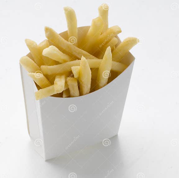 Portion chips stock photo. Image of dish, fast, isolated - 12825134