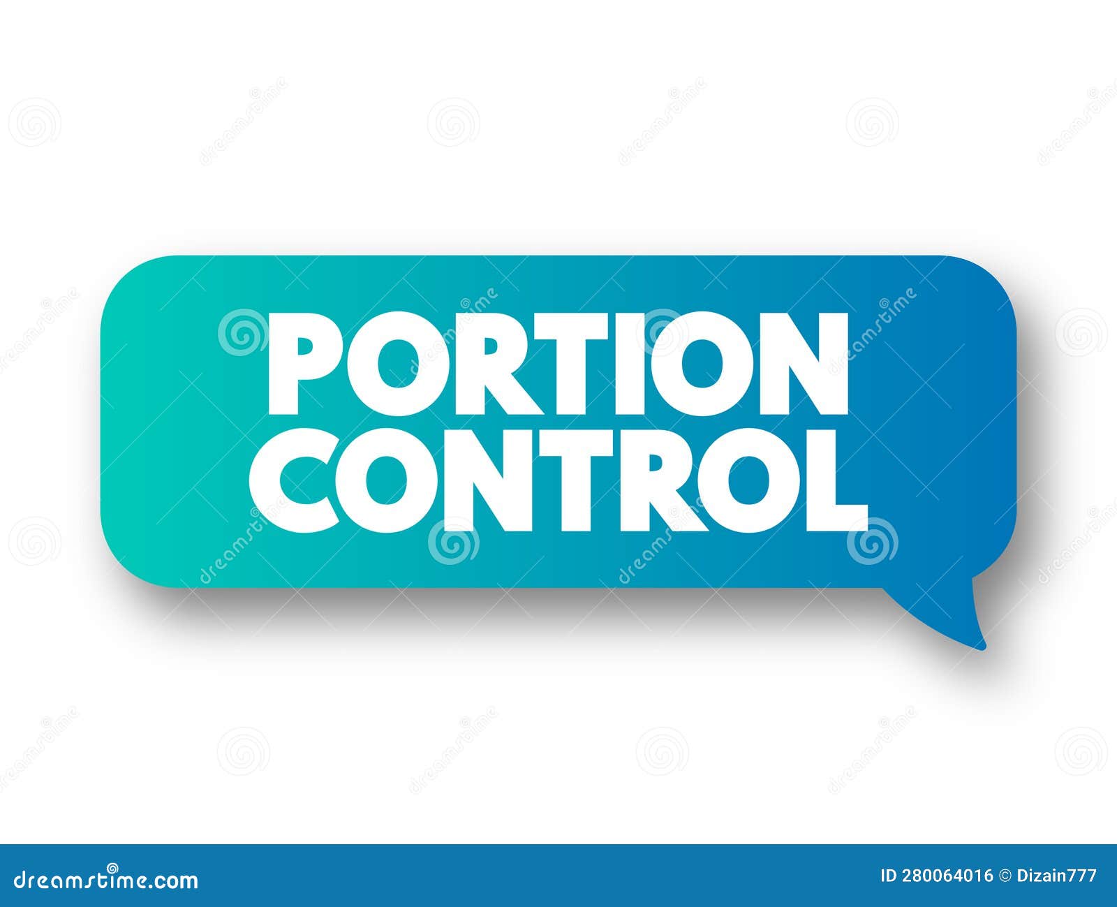 Portion Control - Choosing a Healthy Amount of a Certain Food, Text ...