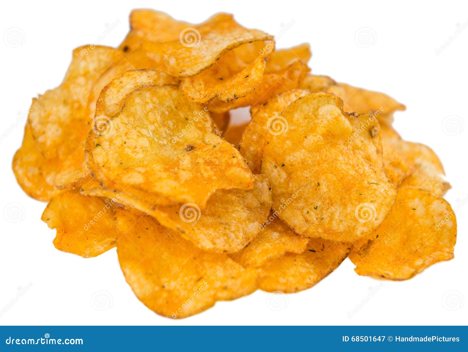 Portion of Crispy Potato Chips (selective Focus) Stock Image - Image of ...