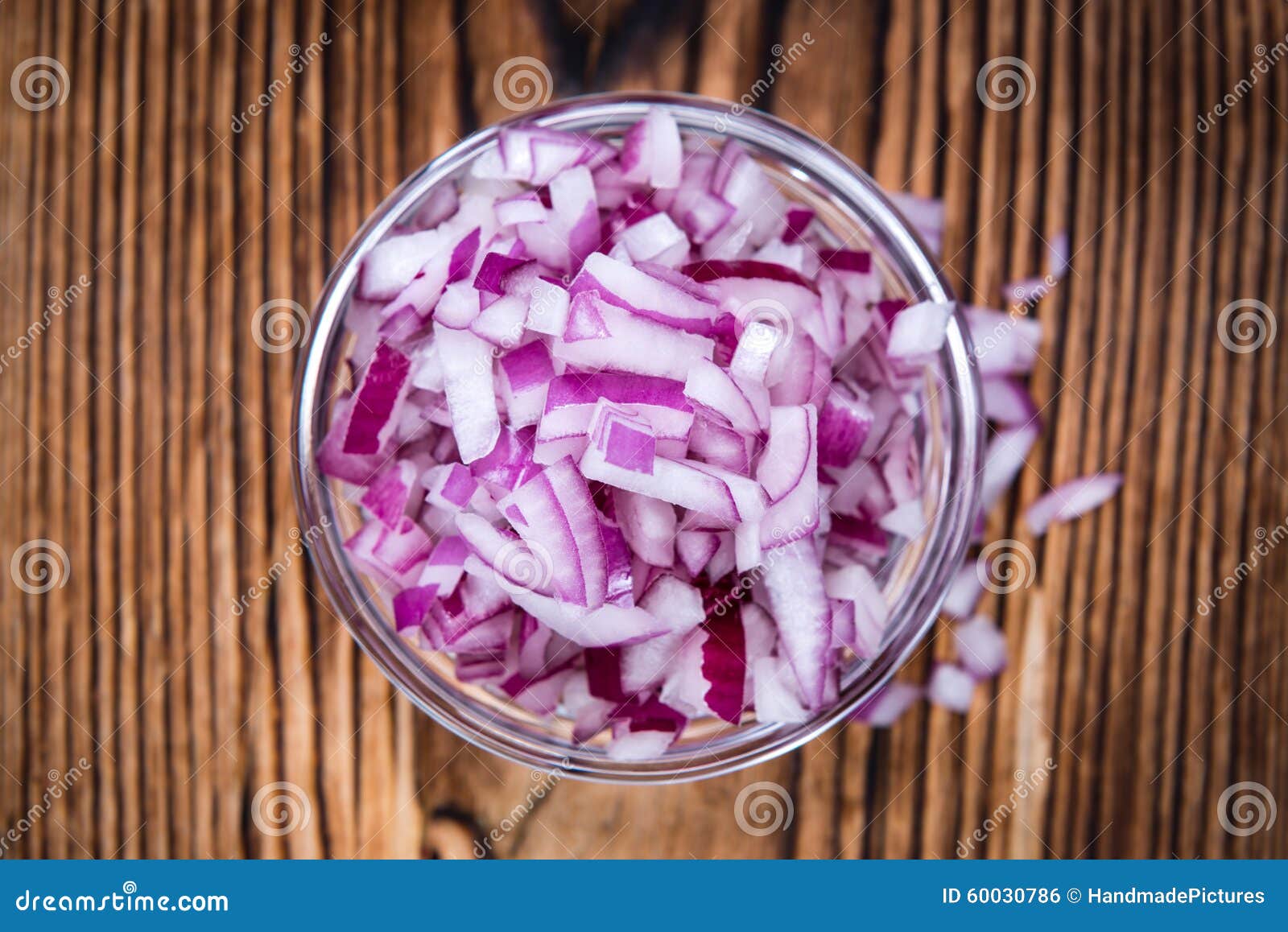 Portion of Diced Red Onions Stock Photo - Image of healthy, ingredient ...