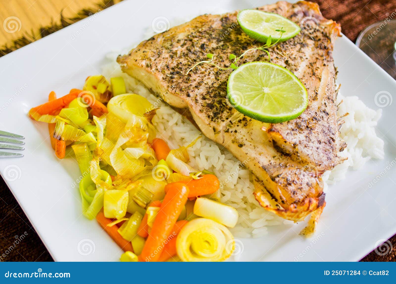 Portion of fish stock photo. Image of cuisine, cooked - 25071284