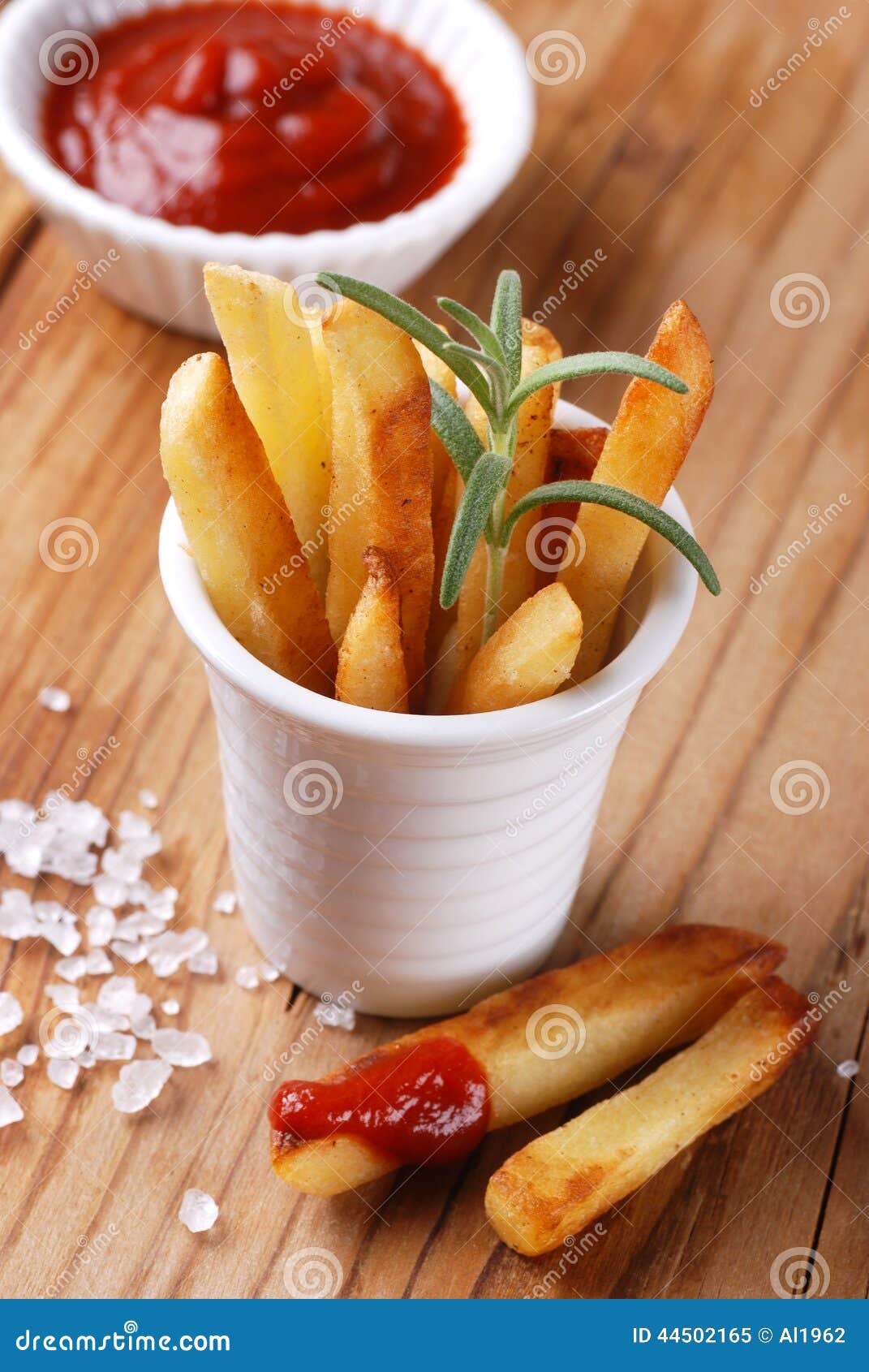 Portion of french fries stock image. Image of snack, table - 44502165