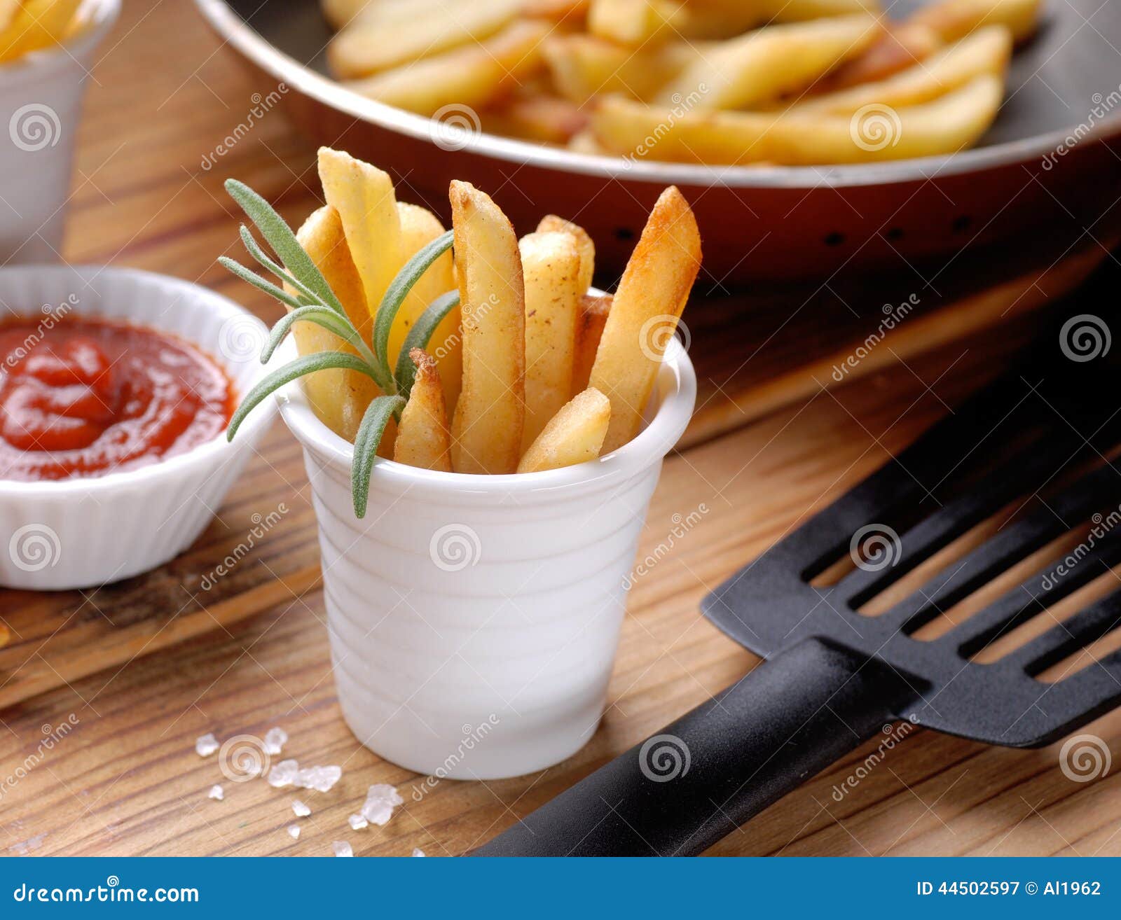 Portion of french fries stock image. Image of closeup - 44502597