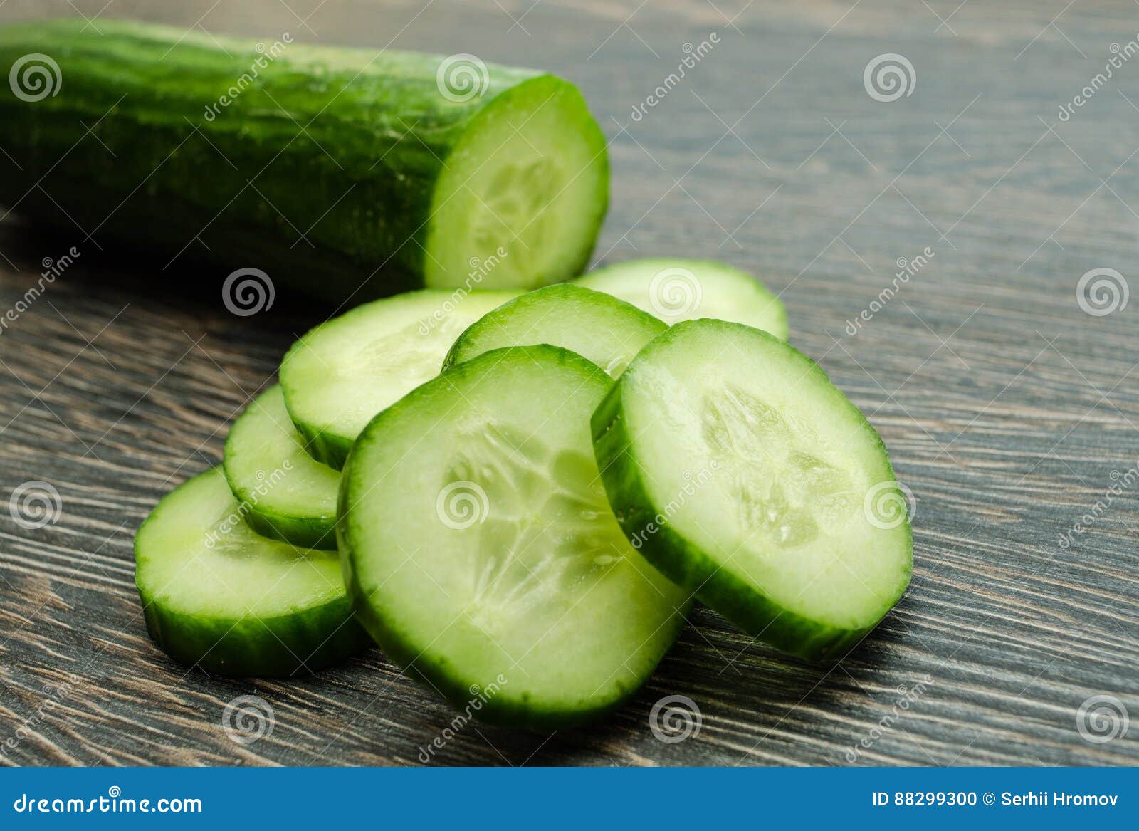 Portion of Fresh and Healthy Cucumbers, Close-up. Stock Photo - Image ...