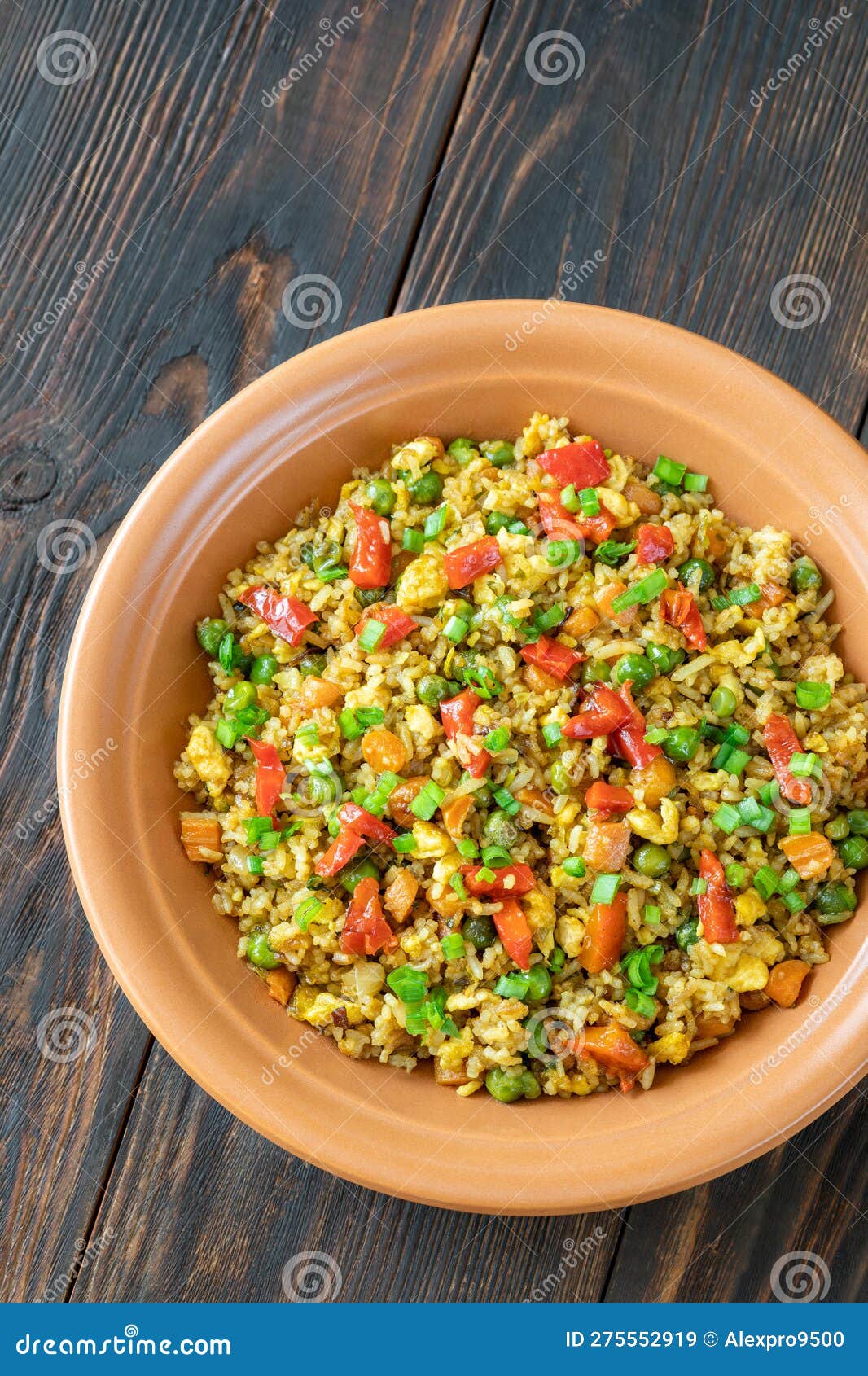 Portion of fried rice stock image. Image of fried, stew - 275552919