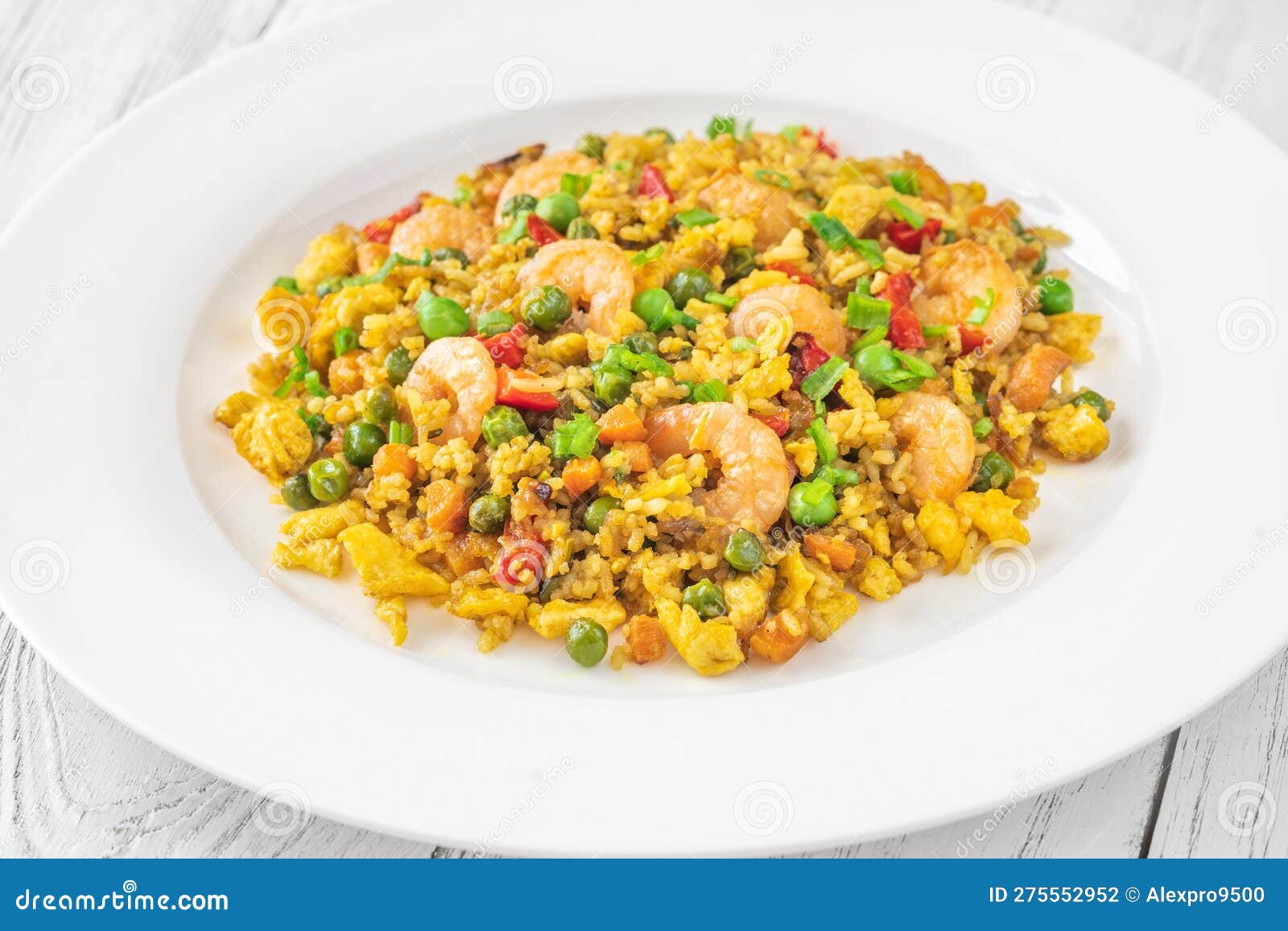 Portion of fried rice stock photo. Image of served, food - 275552952