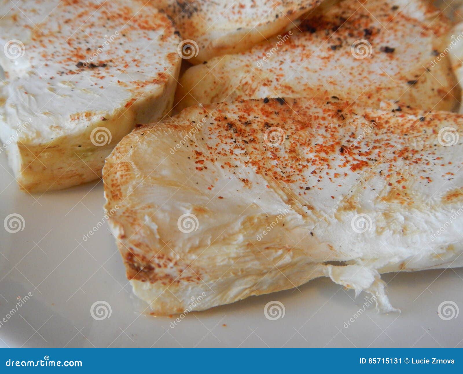 Portion of Grilled Celery As a Healthy Dinner Stock Image - Image of ...