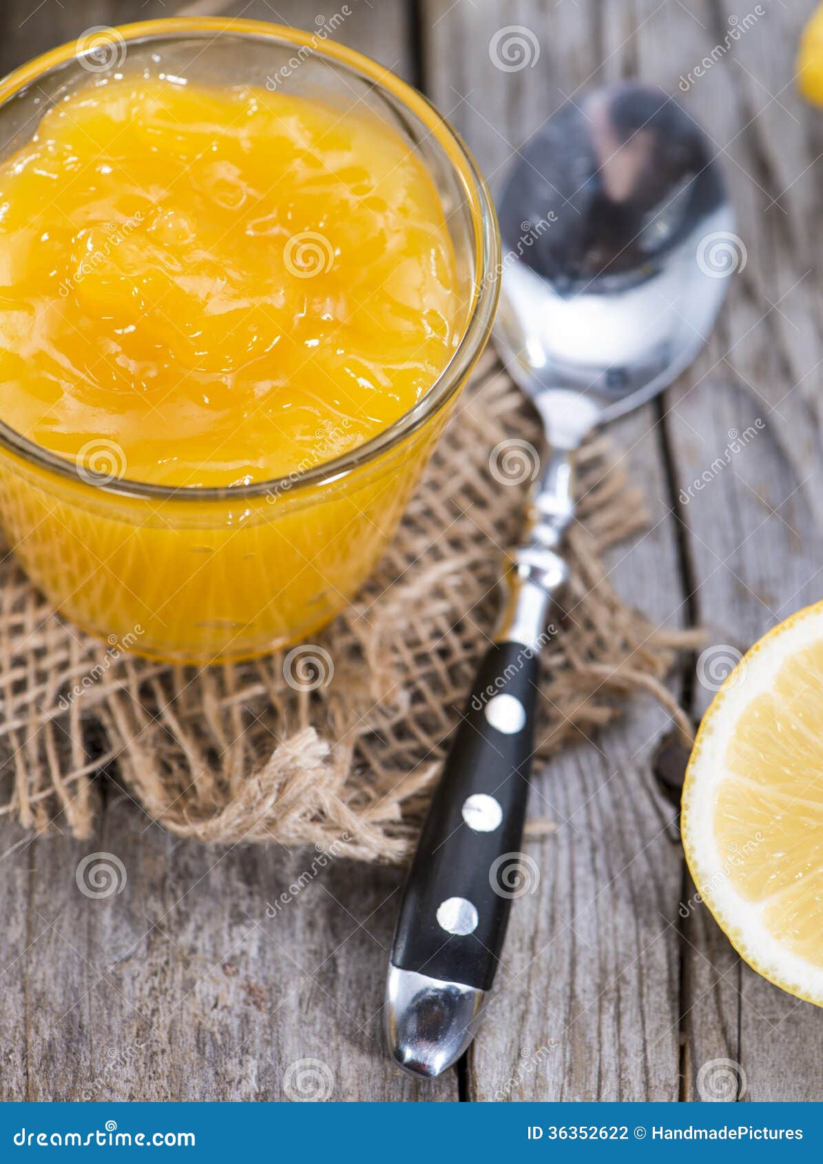 Portion of Lemon Jam stock photo. Image of dessert, cuisine - 36352622