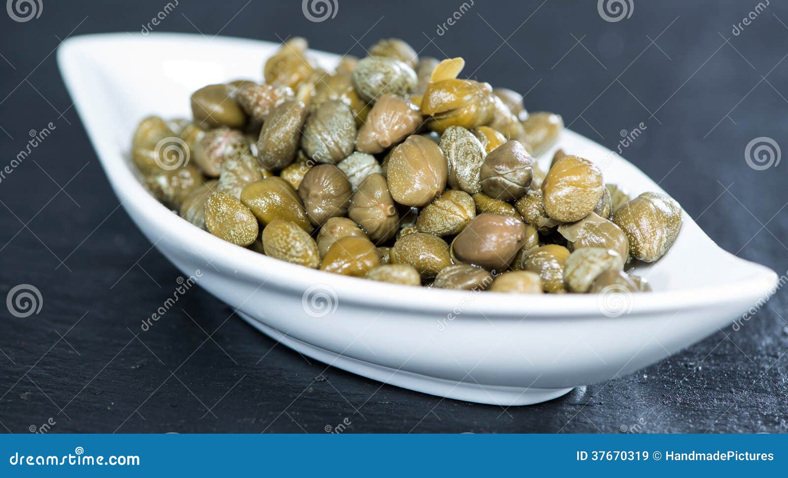 Portion of Preserved Capres Stock Image - Image of salted, appetizer ...