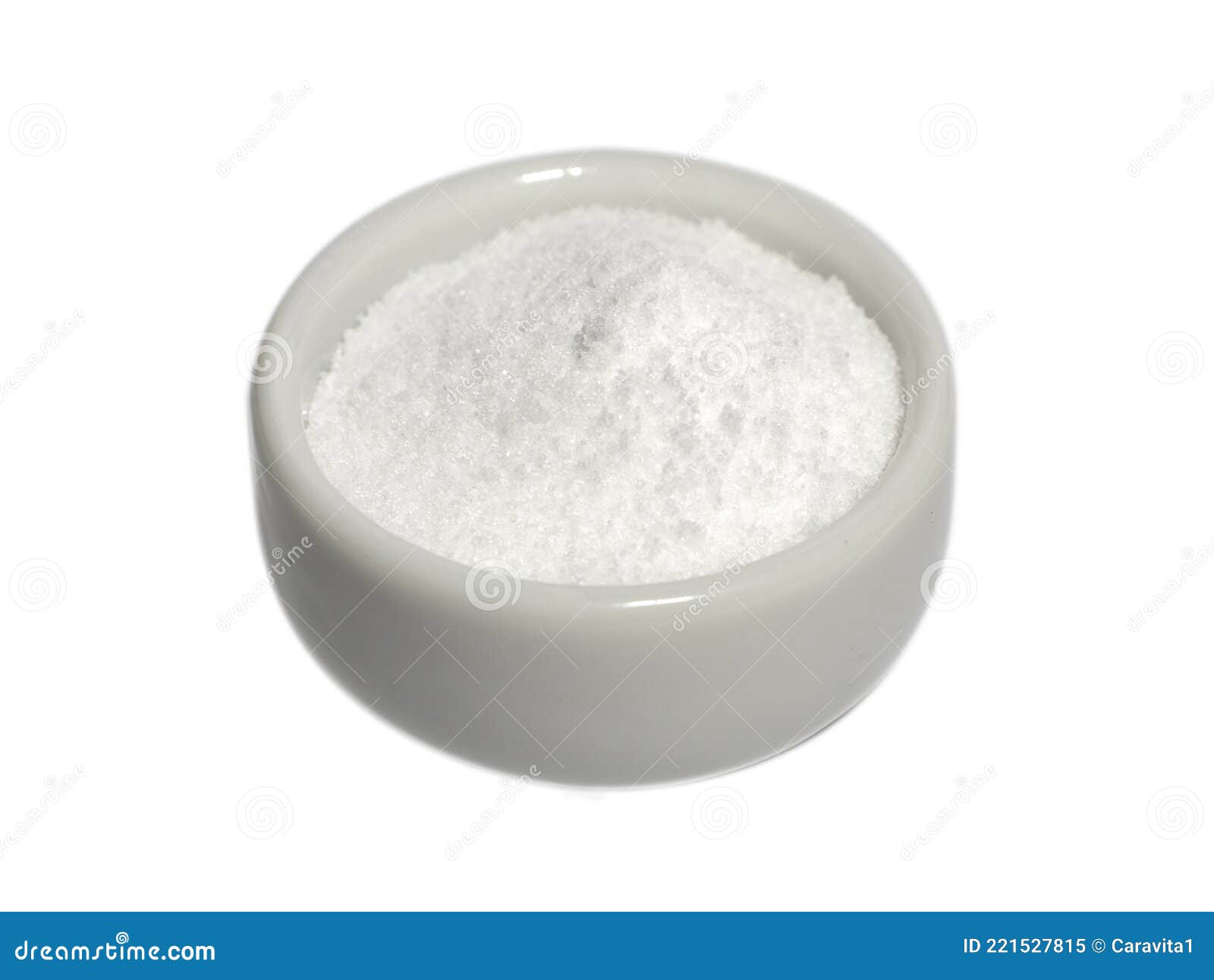 Portion of salt stock image. Image of ceramic, produce - 221527815