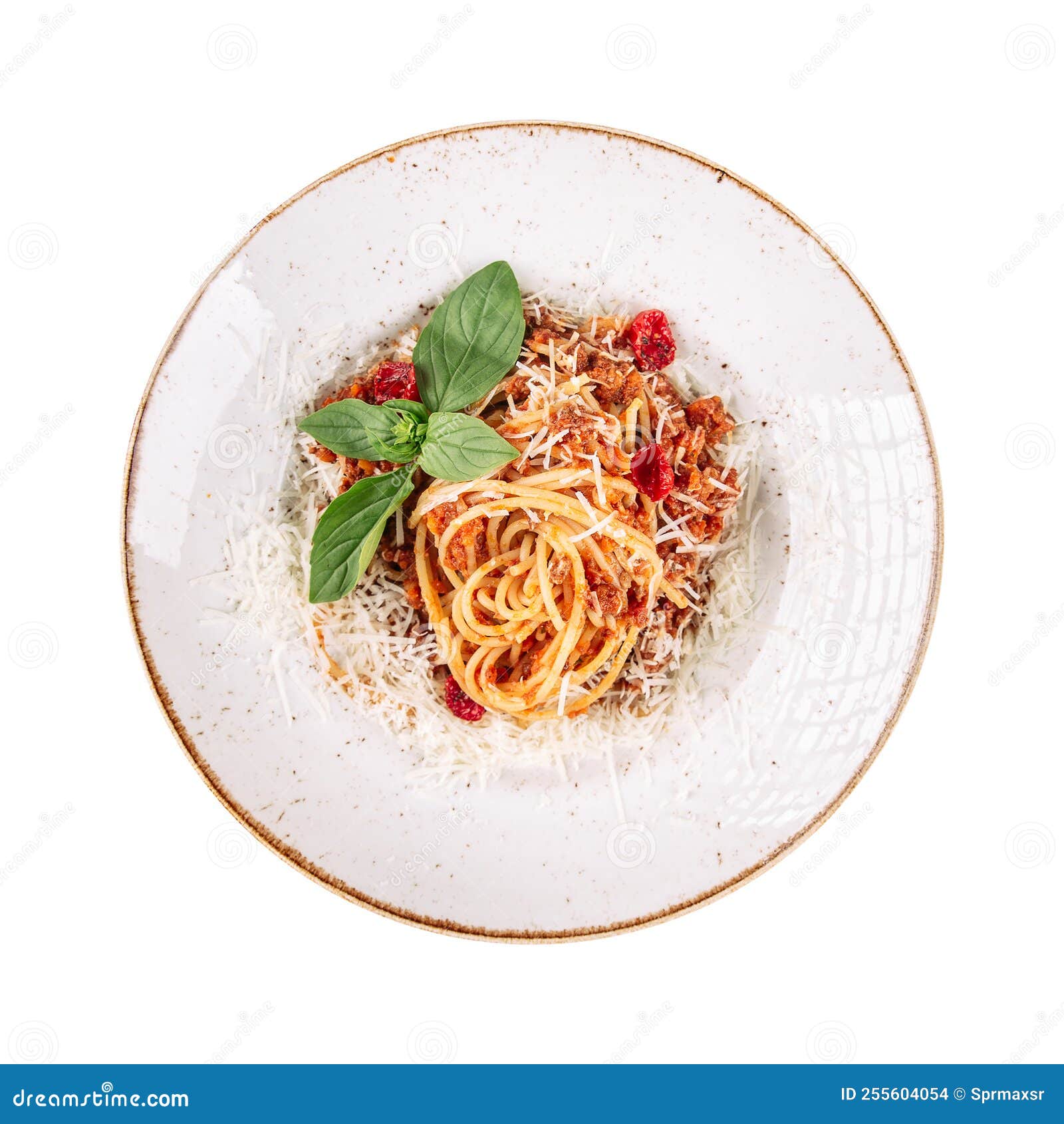 Portion of Spaghetti Bolognese Pasta Stock Photo - Image of sauce ...