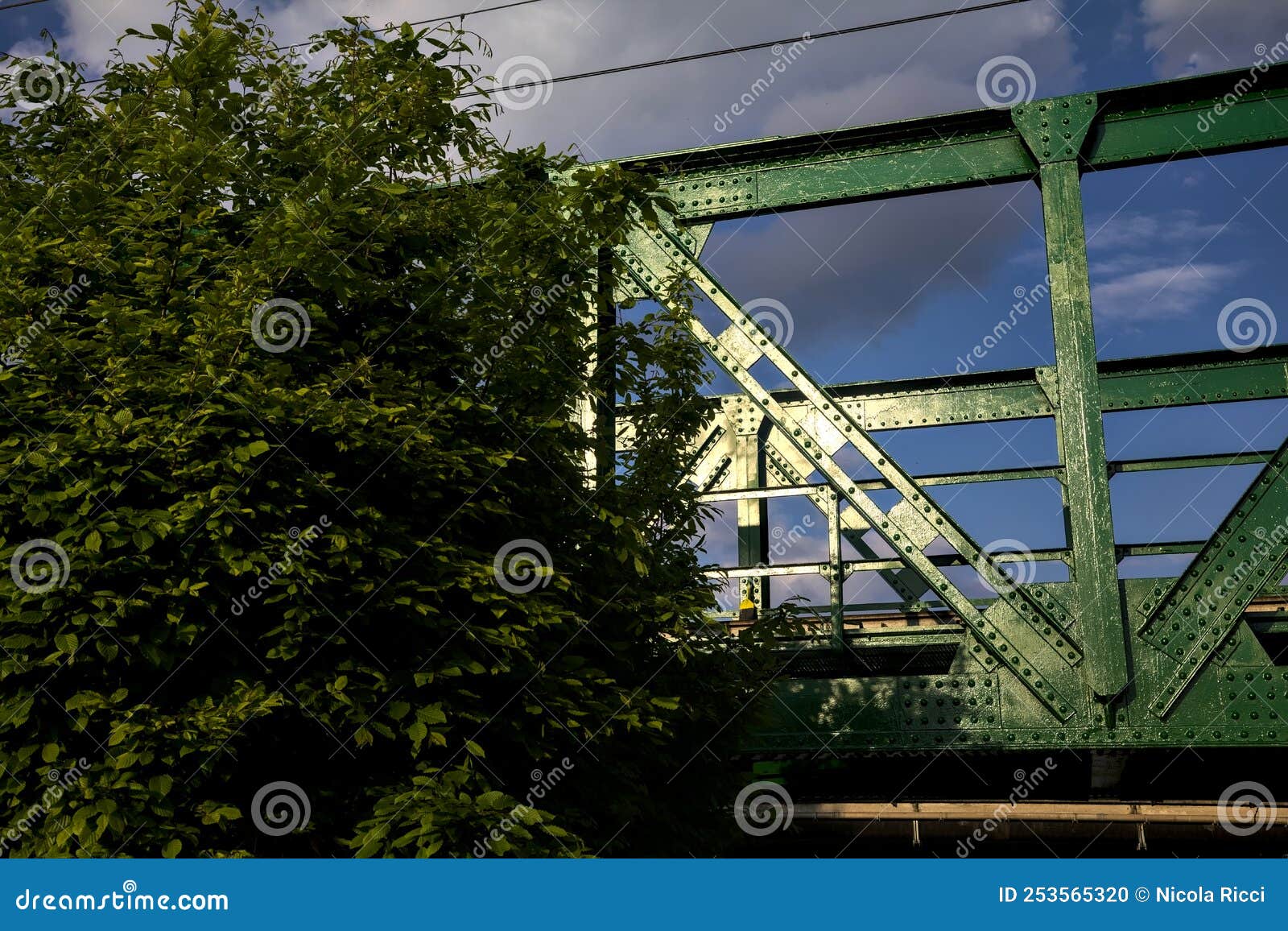 Portion of the Structure of a Railroad Bridge Stock Photo - Image of ... Portion of the Structure of a Railroad Bridge Stock Photo - Image of ...