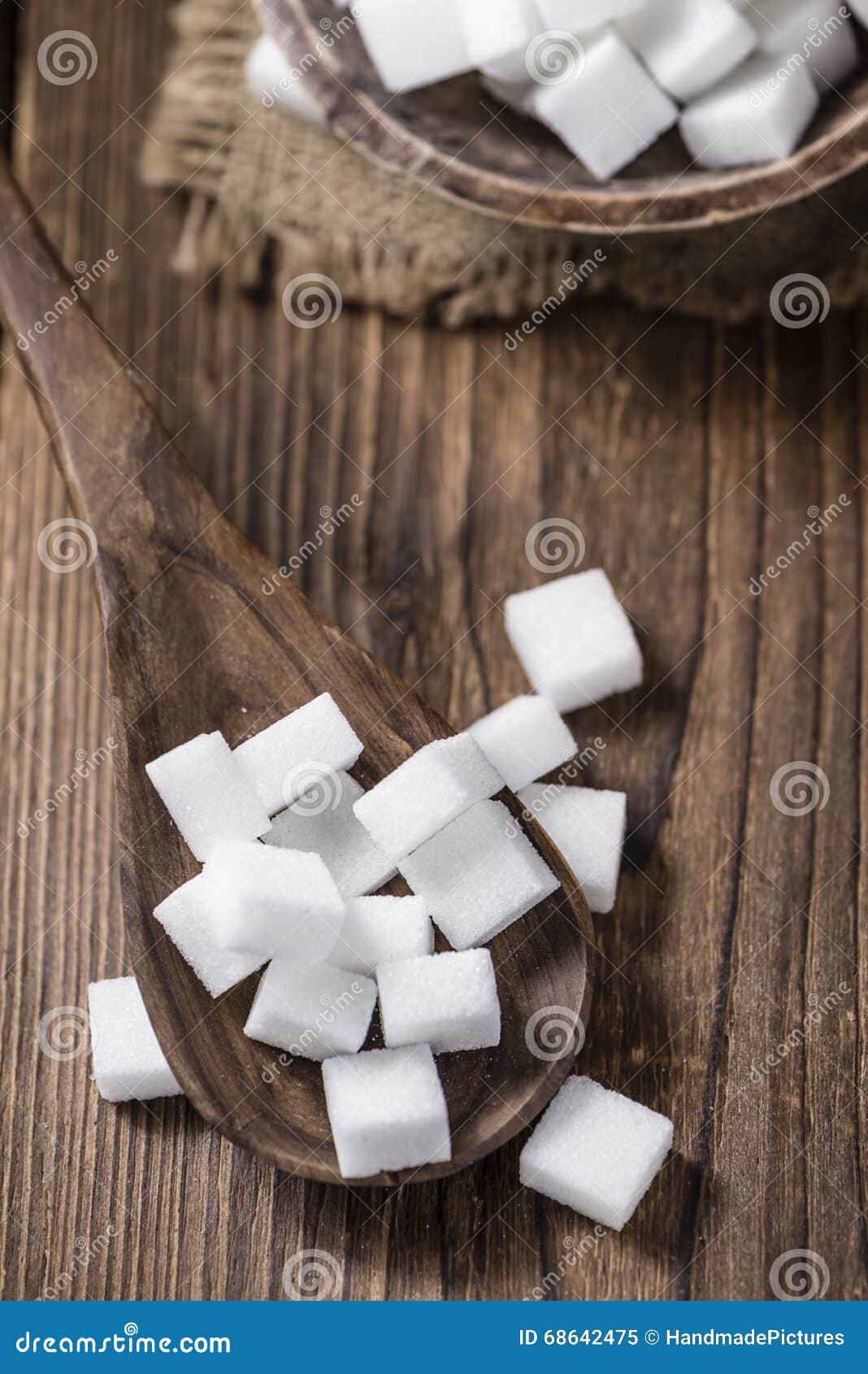 Portion of white Sugar stock image. Image of sugar, calorie - 68642475