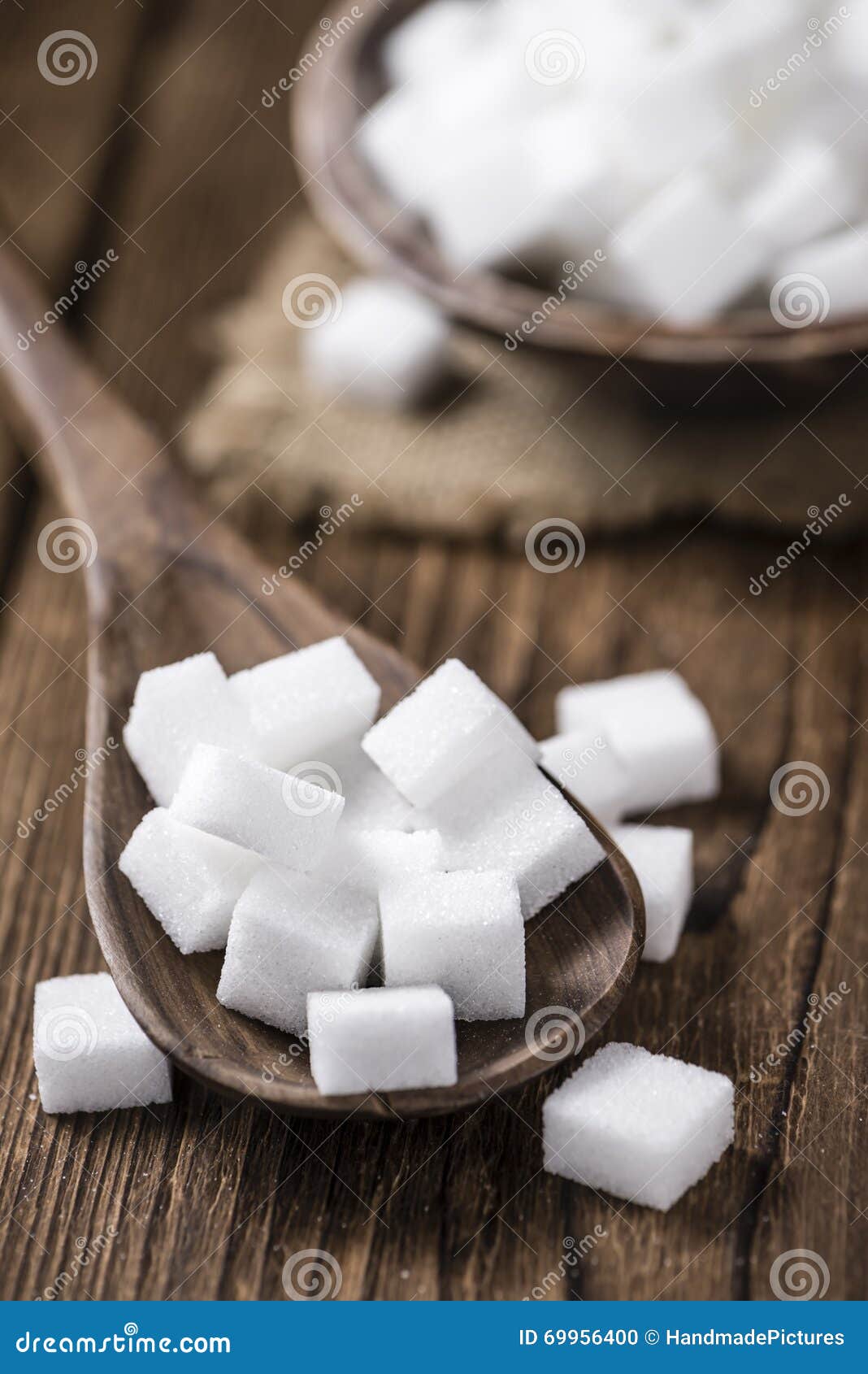 Portion of white Sugar stock photo. Image of pure, cube - 69956400
