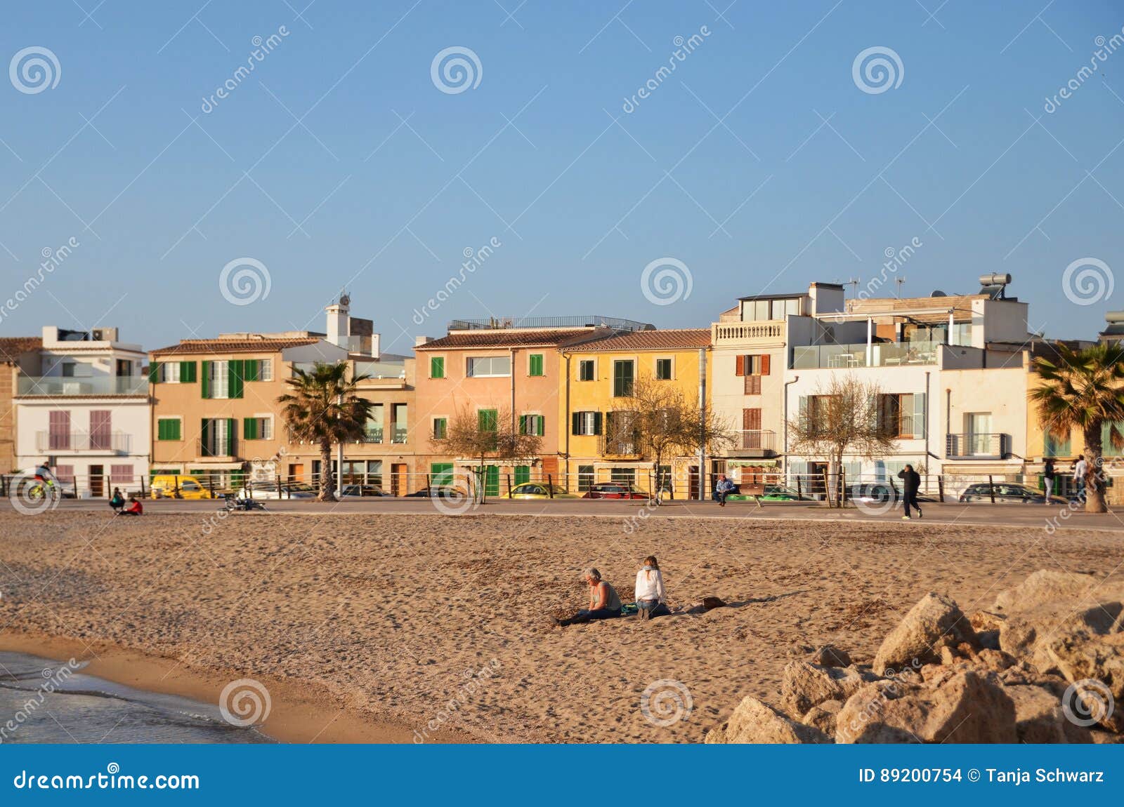 Portixol, Mallorca imagen de archivo editorial. Imagen de gente - 89200754