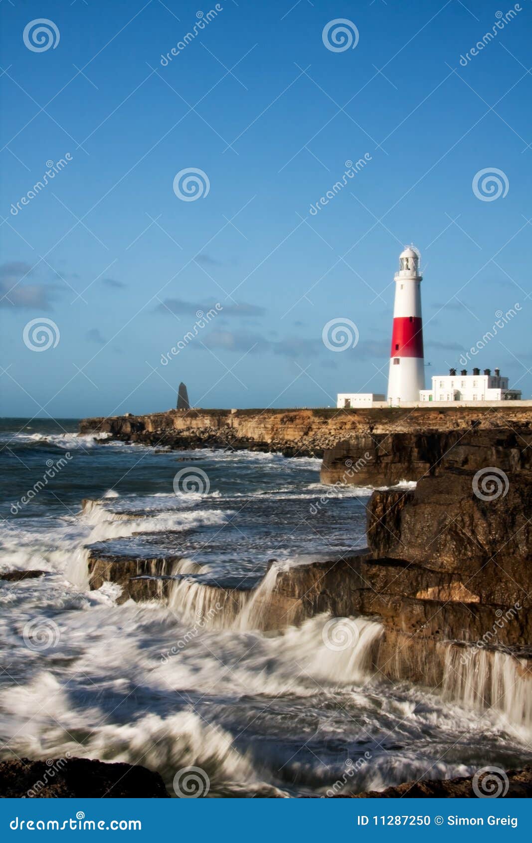 Portland Bill Lighthouse stock photo. Image of landscape - 11287250