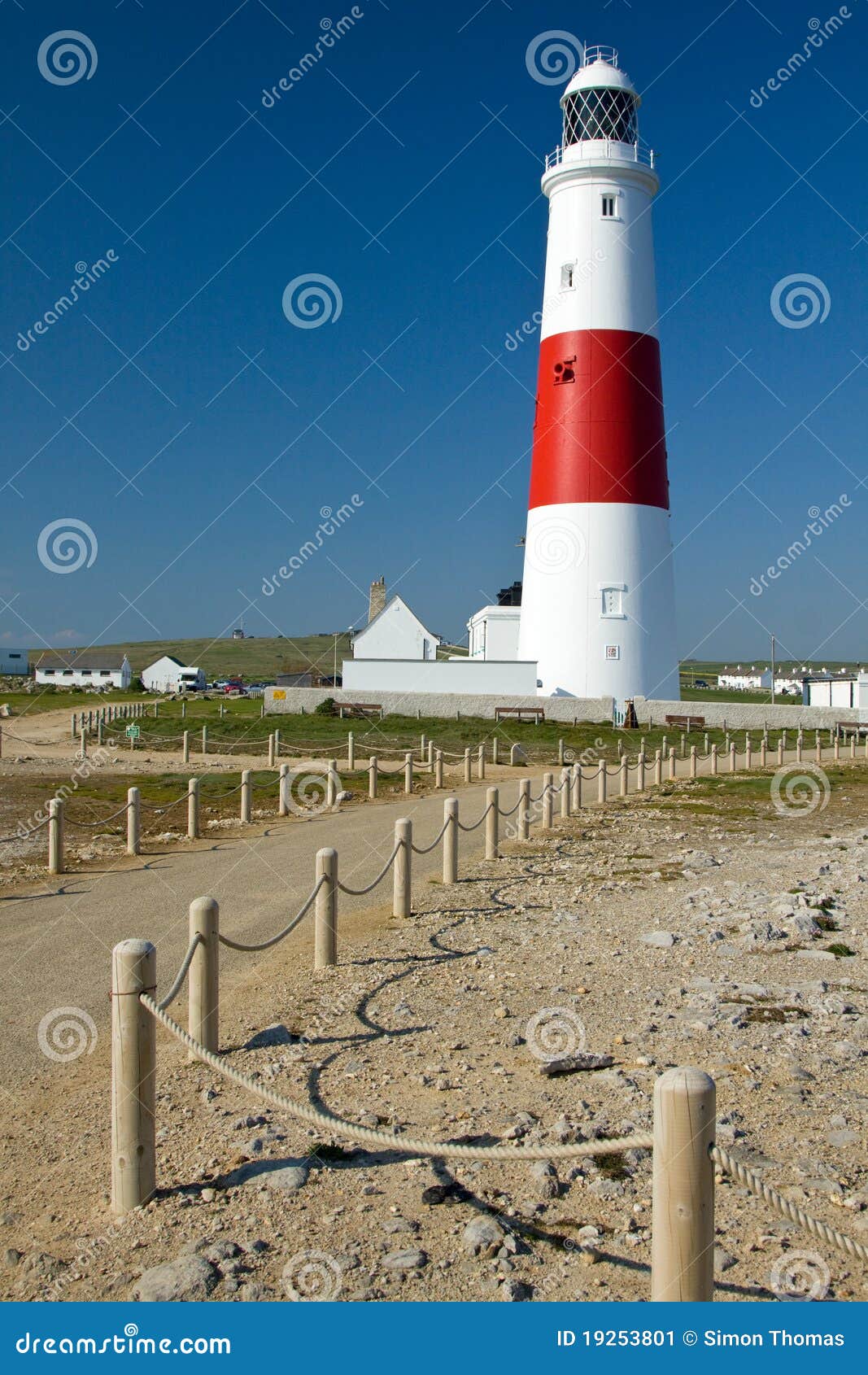 Portland Bill Lighthouse stock image. Image of safety - 19253801