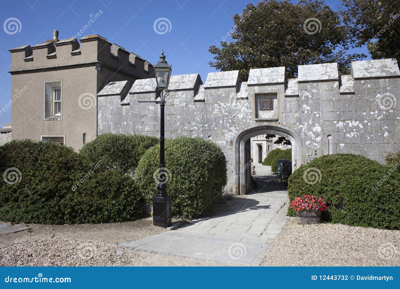 Portland castle stock photo. Image of monment, estate - 12443732